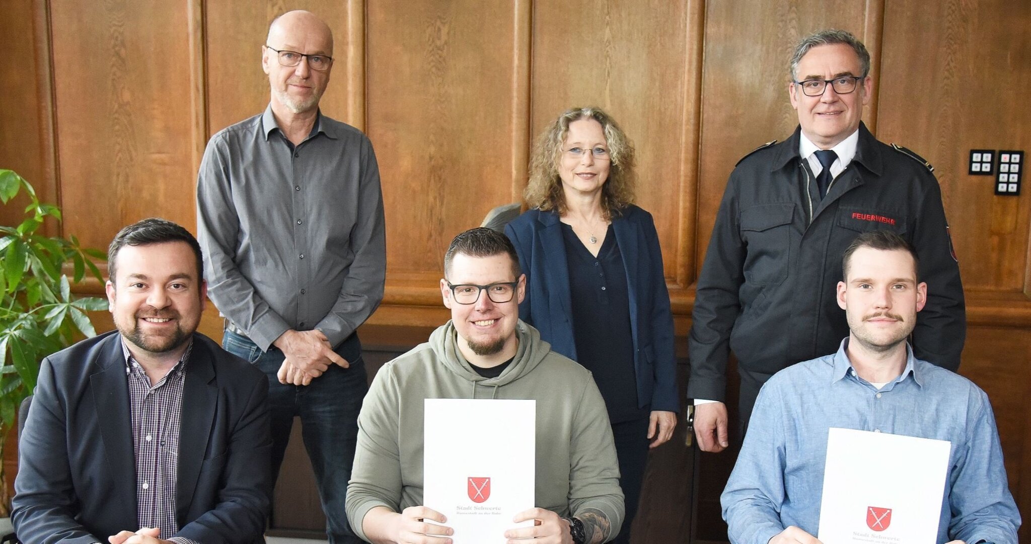 Aus dem Schwerter Rathaus:: Zwei Neue für die Feuerwehr - Schwerte