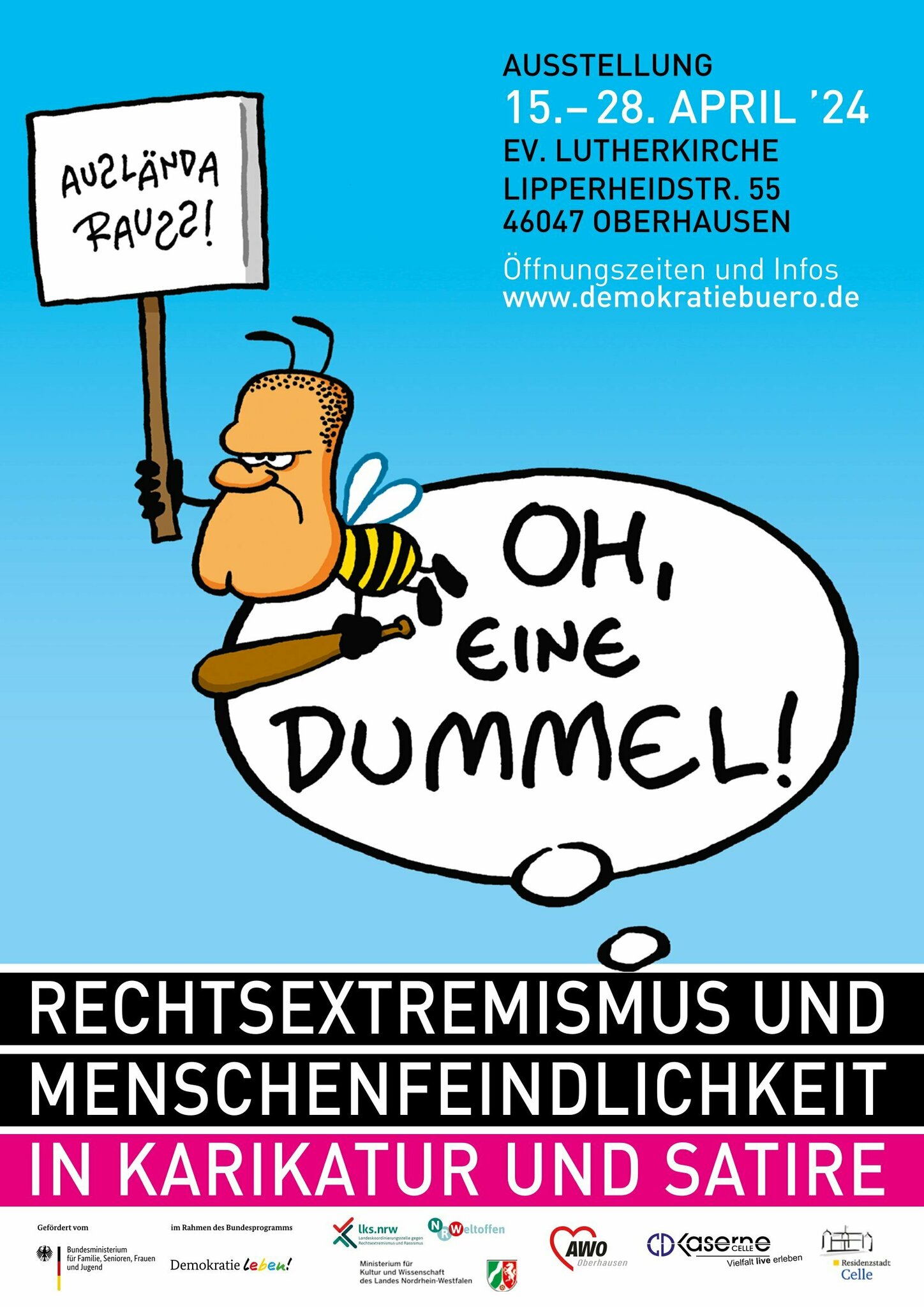 Dummel kommt nach Oberhausen: Ausstellung über Karikaturen und Satire ...