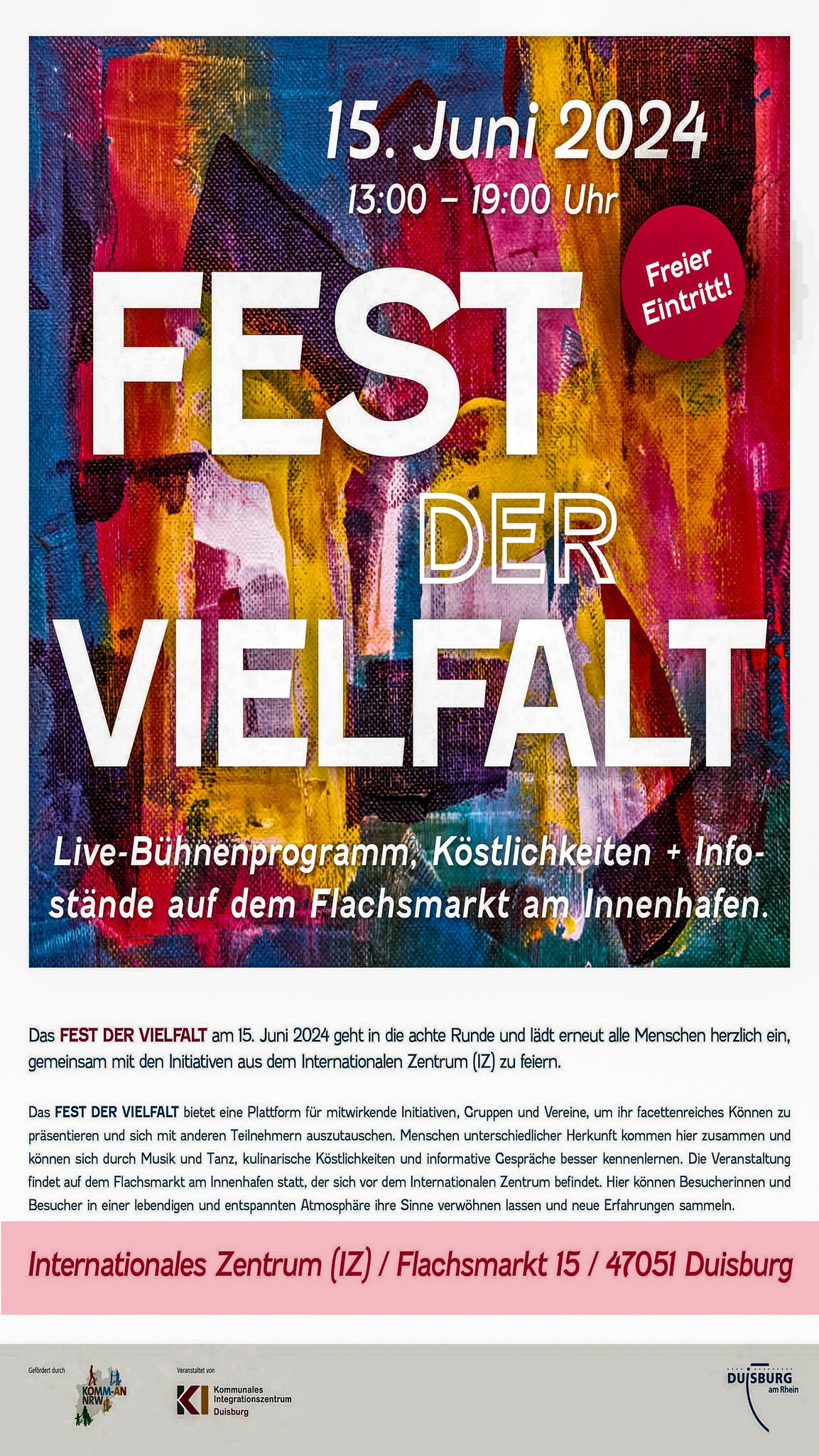Fest der Vielfalt: Das Duisburger Fest der Vielfalt - Duisburg