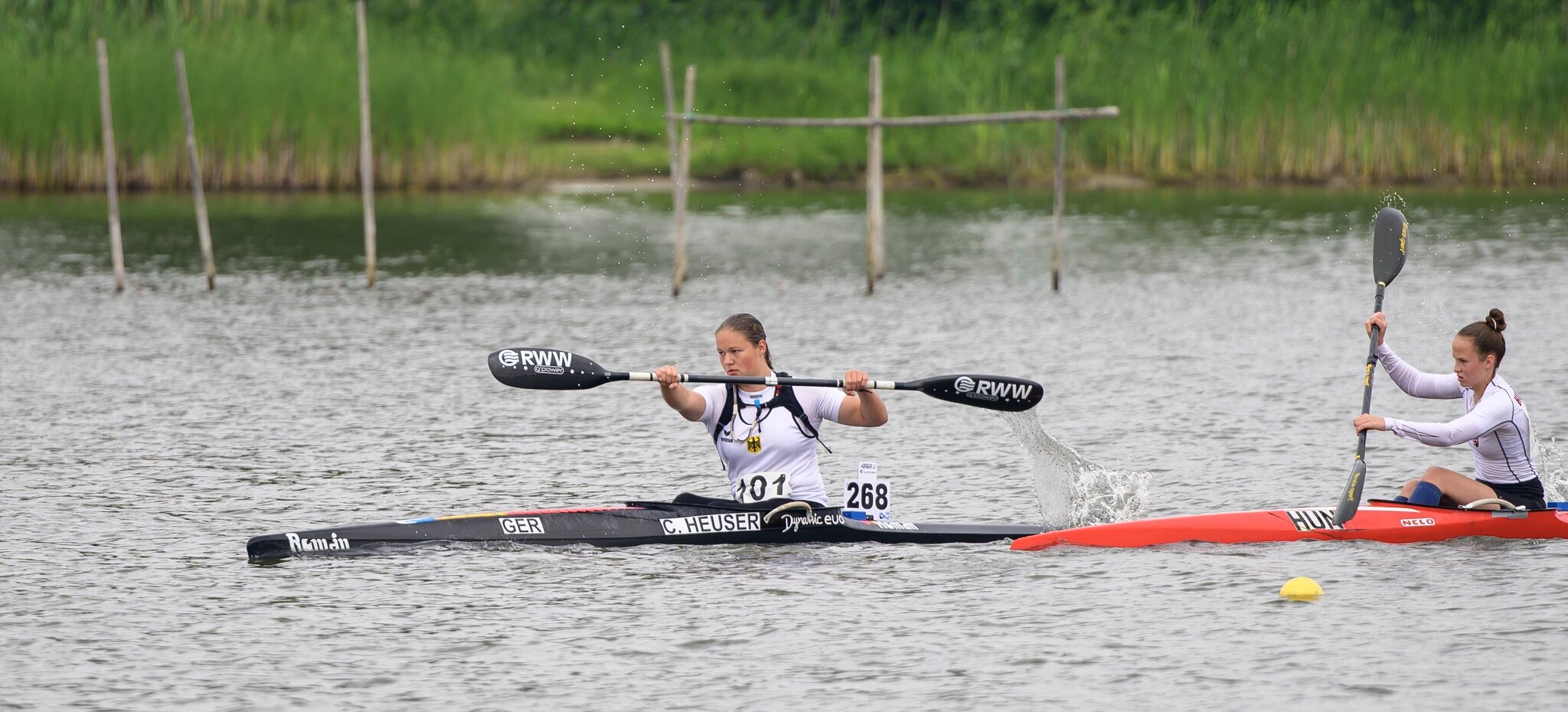 Kanu-Marathon-World-Cup Brandenburg: Caroline Heuser überzeugt mit 3 ...