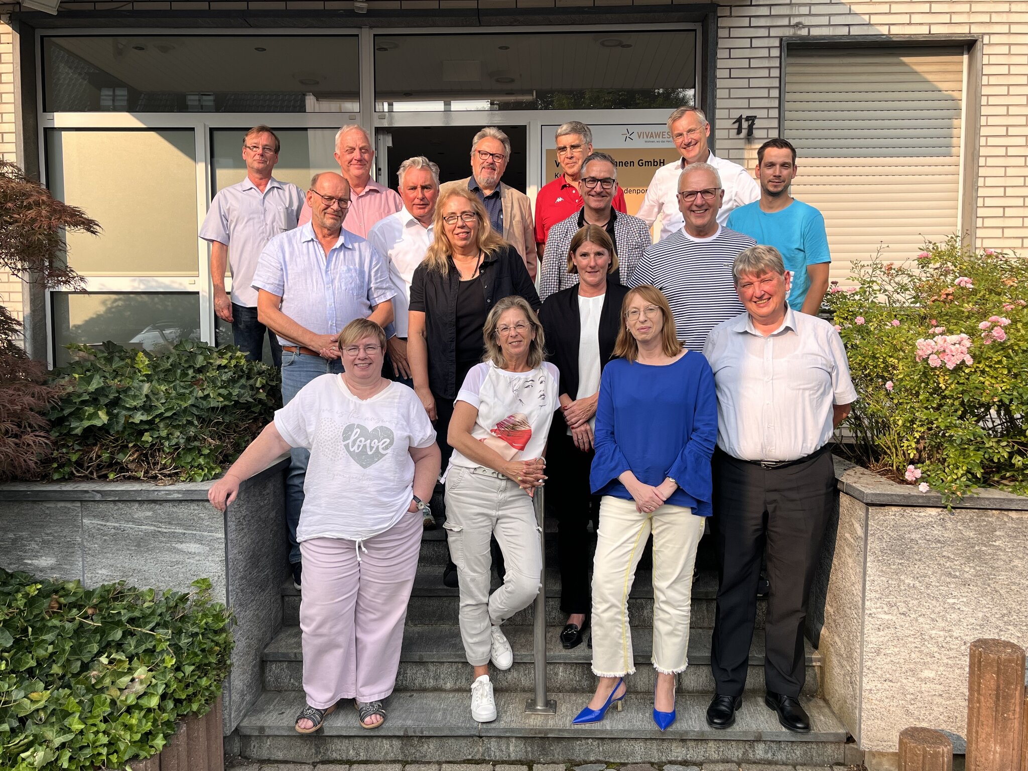 SPD-Fraktion bei VIVAWEST: Fraktion vor Ort zum Thema Wohnen - Lünen