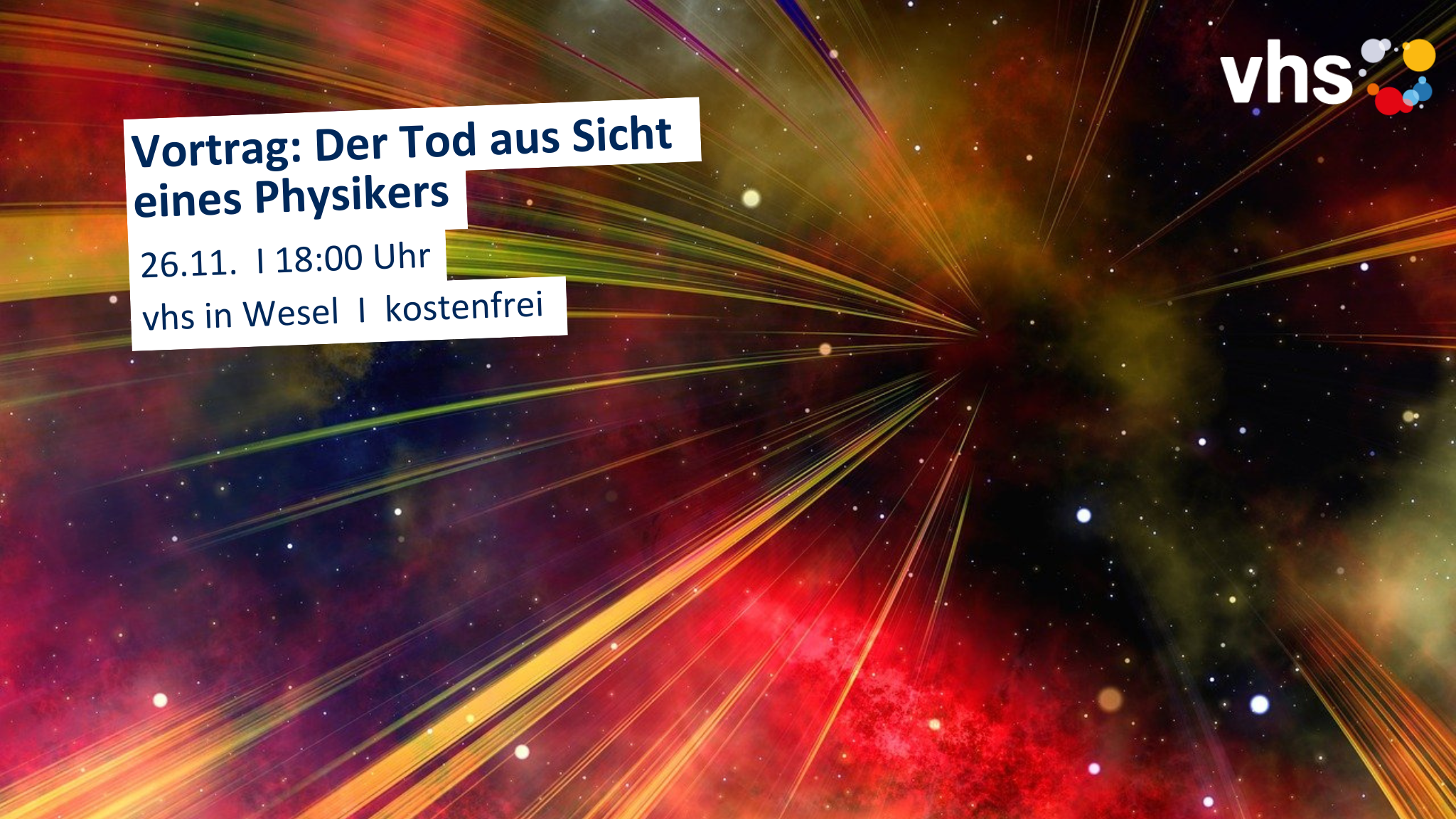 In den weiten des Weltraums: Der Tod aus Sicht eines Physikers - Wesel