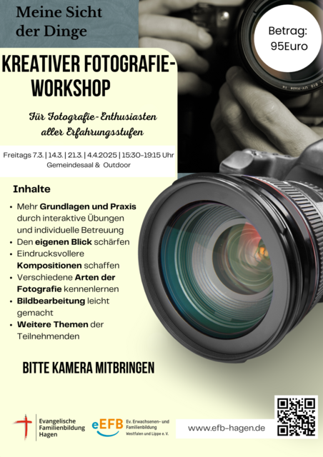 Fotografie-Workshop: Meine Sicht der Dinge. Ein kreativer Foto-Workshop ...