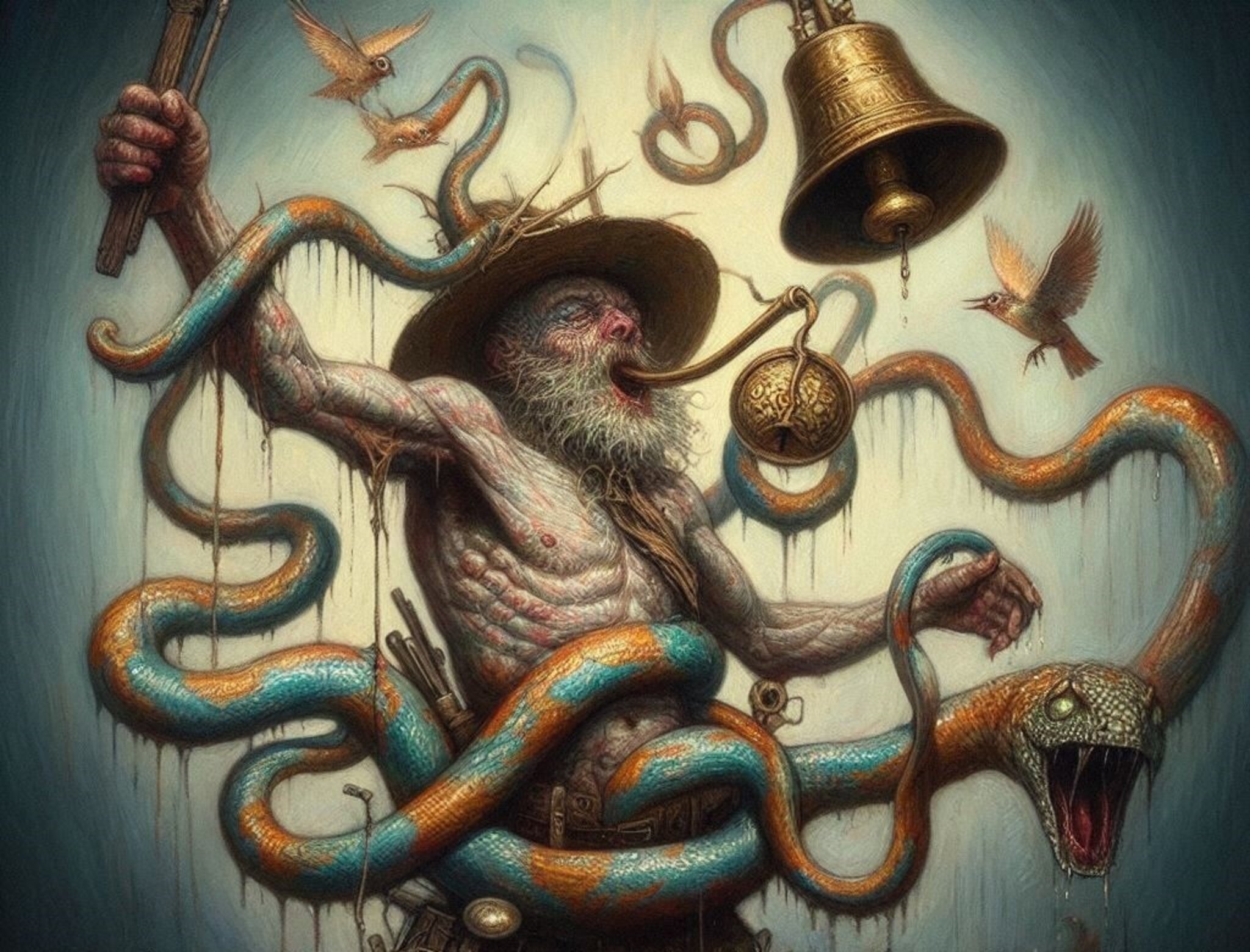 Zum eigenen Gedicht eine Interpretation und ein Bild erstellen lassen ...