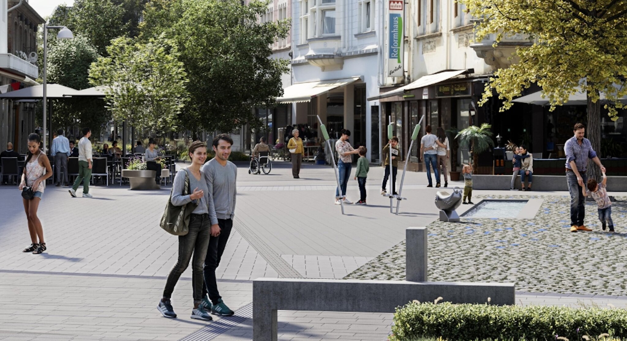 KlimaQuartier: Blau-grüner Wandel der Bahnhofstraße nimmt konkrete ...