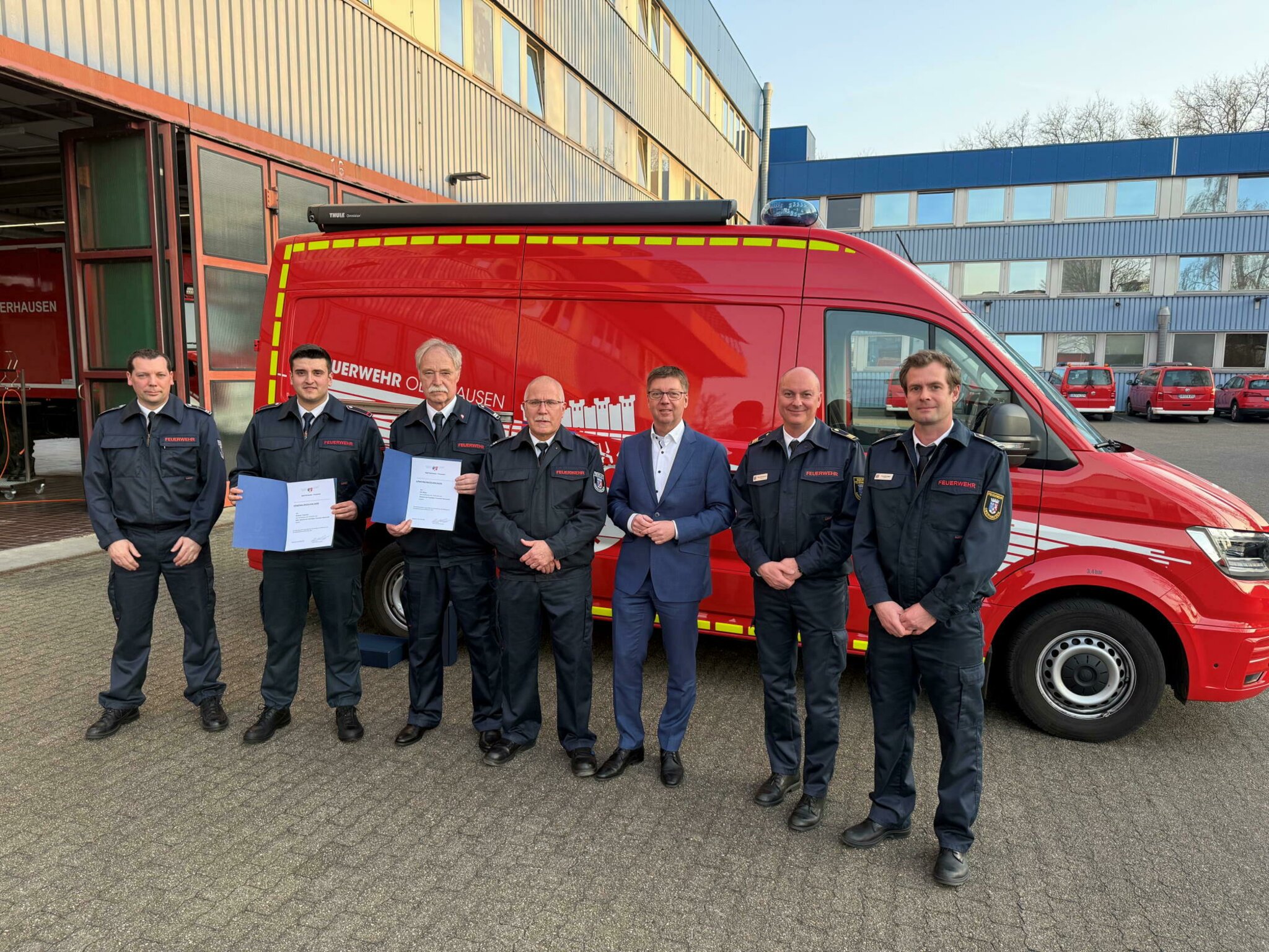 Freiwillige Feuerwehr Oberhausen: Neue Sprecher für sechs Jahre gewählt ...