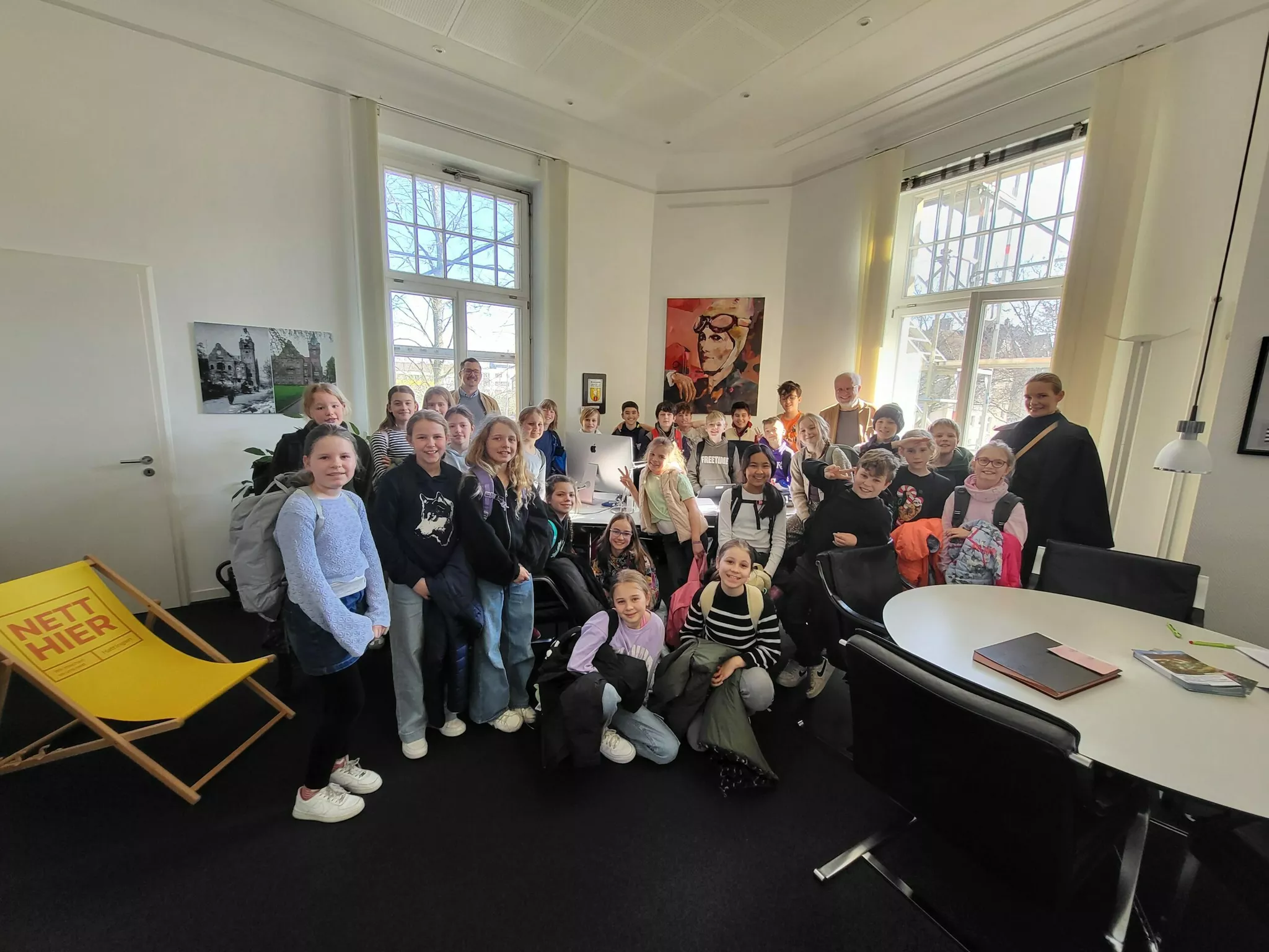 GyHo Besuch Bürgermeister Dirk Glaser Rathaus: Besuch beim ...