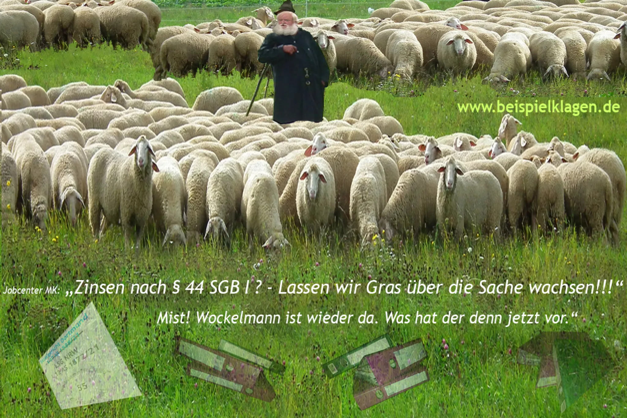 selbst Bundesverfassungsrichter sehen weg: Ich gebe auf . . . - Essen-Süd