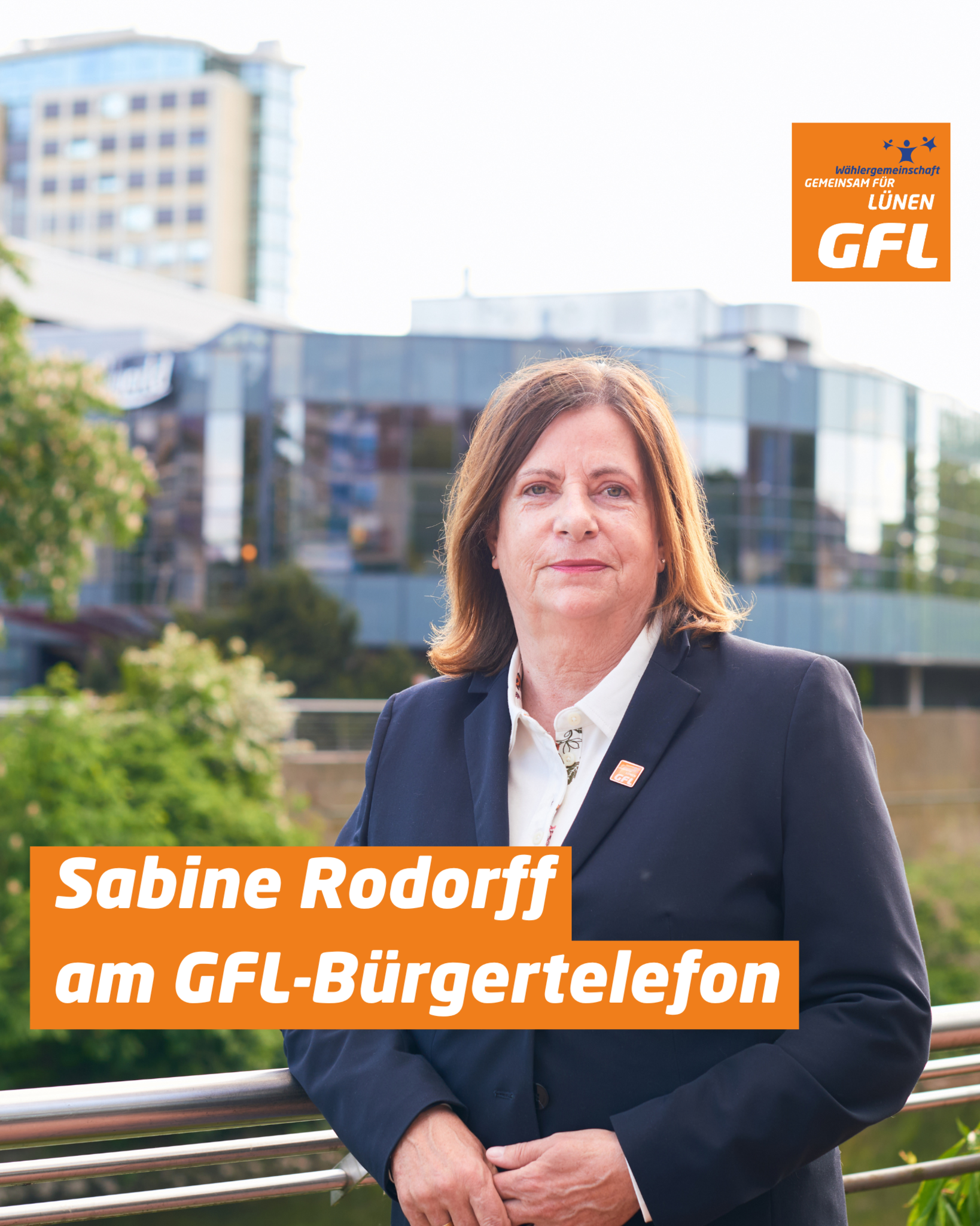 20. Juli, 17 - 19 Uhr: Sabine Rodorff am GFL-Bürgertelefon - Dortmund