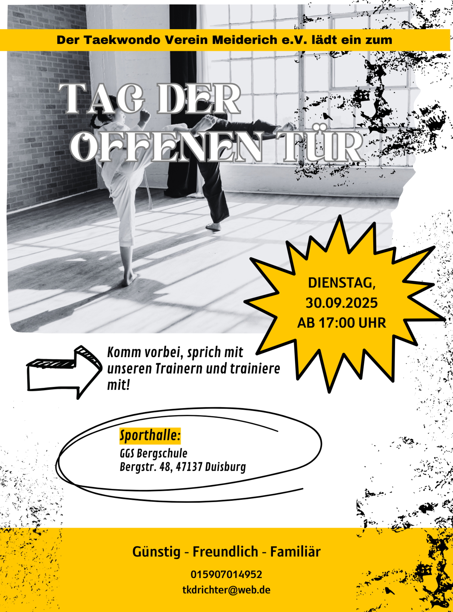 Taekwondo Verein Meiderich e.V.: Tag der offenen Tür - Duisburg