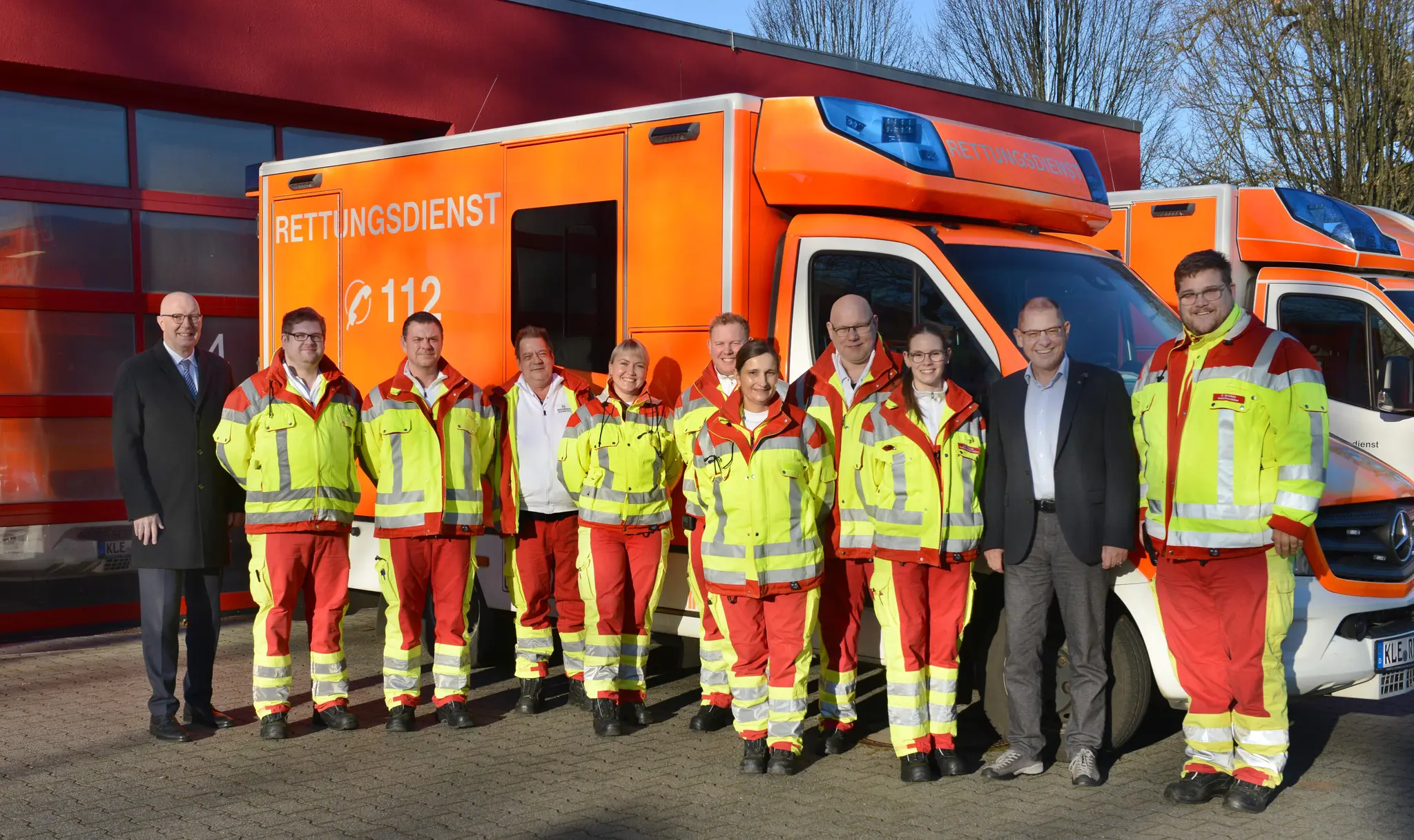 Dank an Rettungskräfte für Hilfe auch an den Feiertagen - Bedburg-Hau