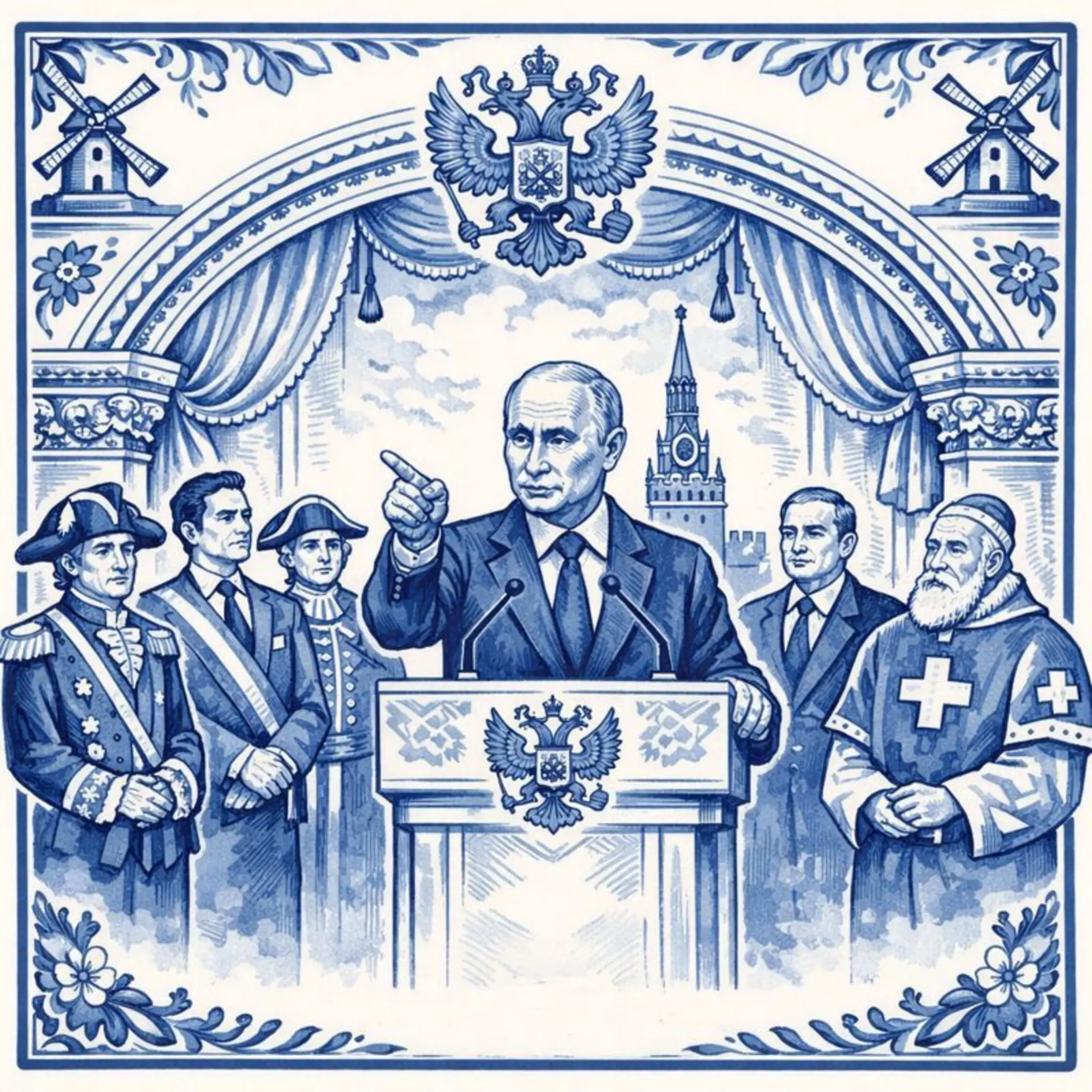 Glosse Satire Meinung Kolumne: Putin erklärt Europa, wer Schuld ist ...