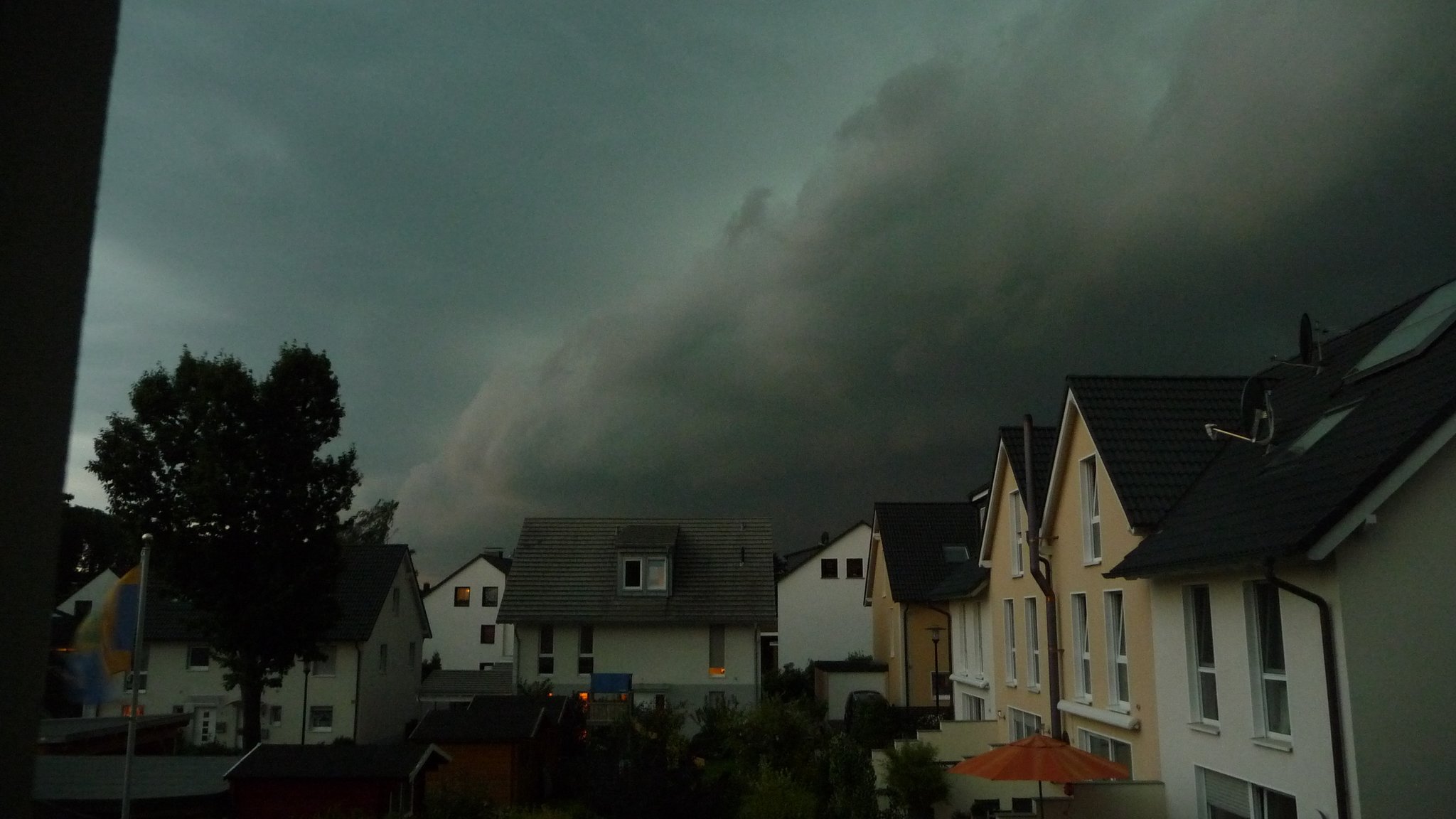 Wieder Unwetter über Sprockhövel - kurz aber heftig