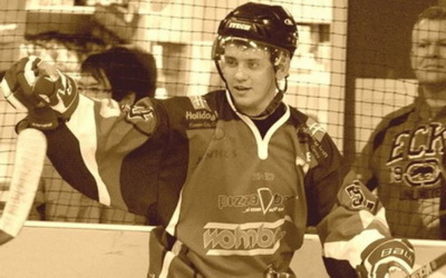 Eishockeyteam der Rüttenscheider EG vor dem großen Finale