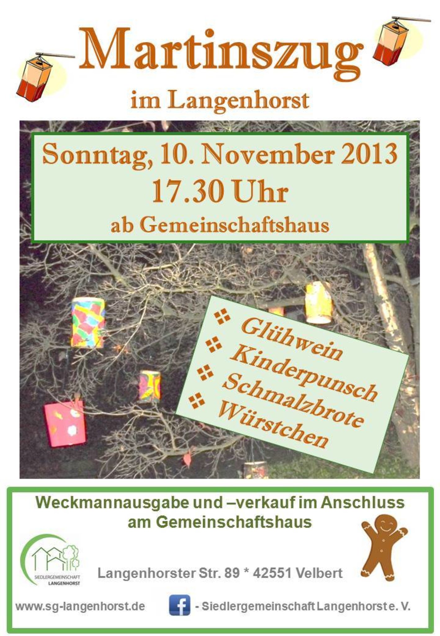 Martinszug durch den Langenhorst