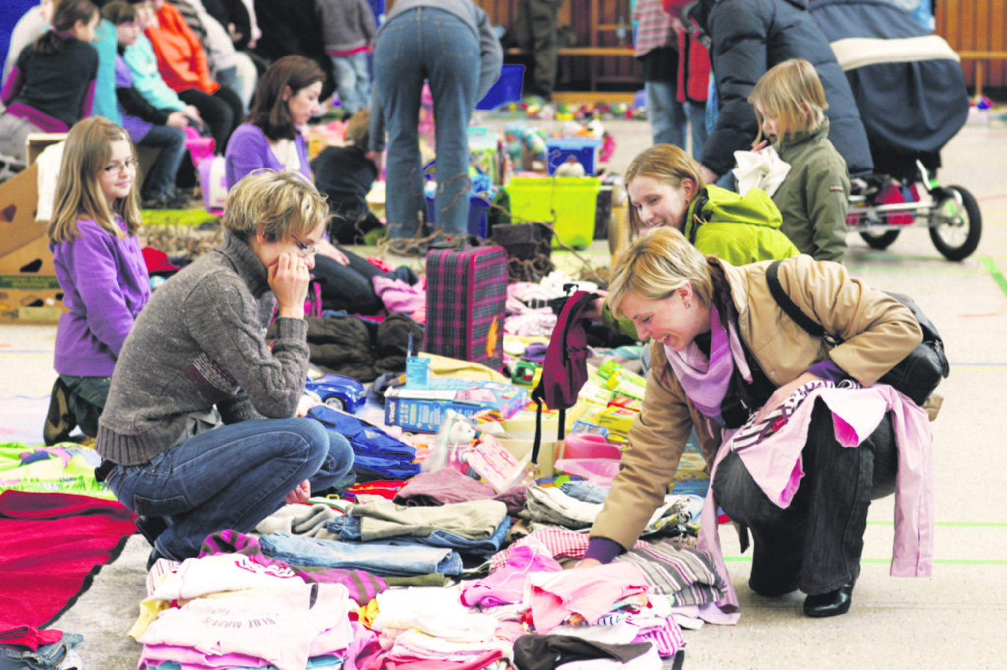 Flohmarkt für Groß und Klein am Samstag