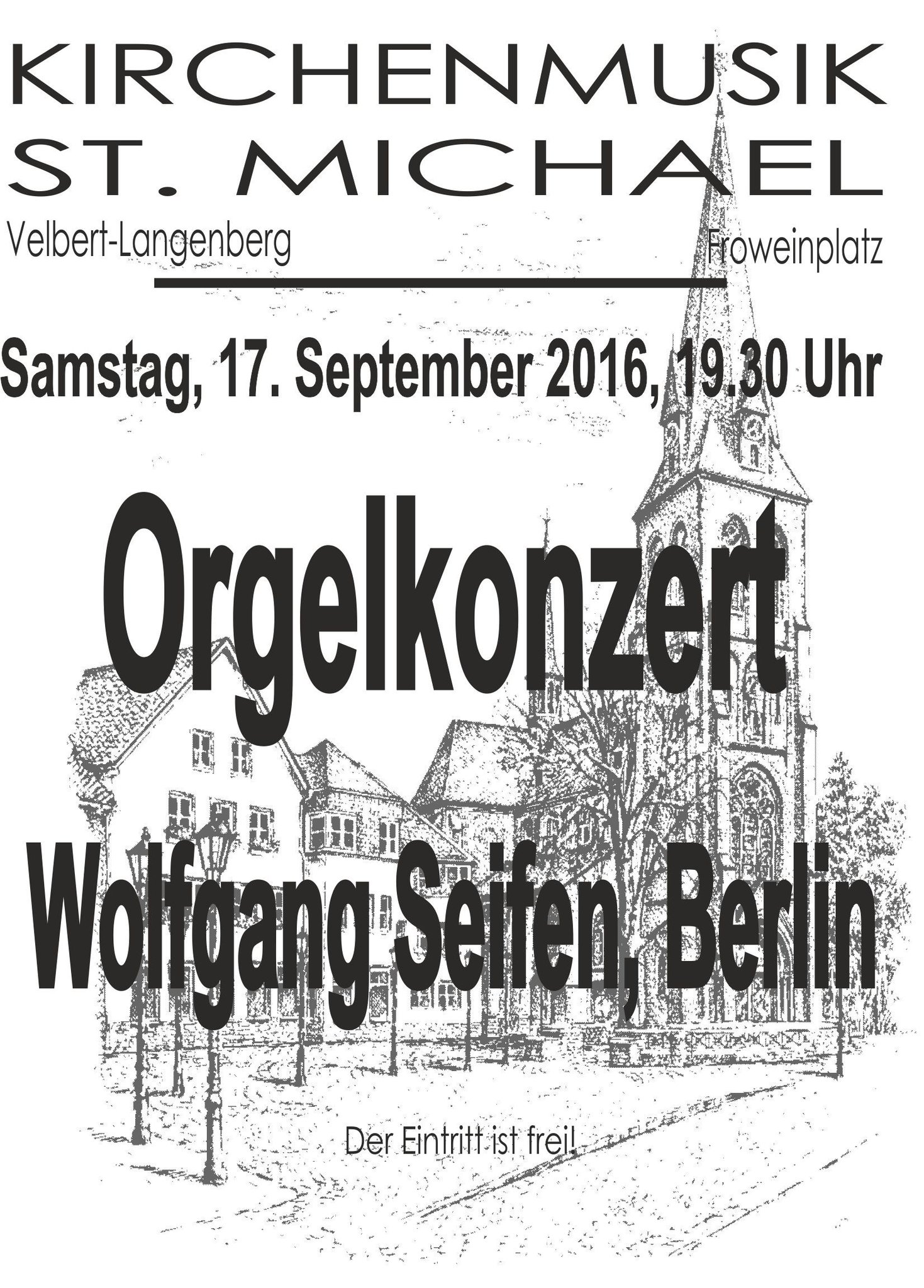 Orgelkonzert in St. Michael, Langenberg