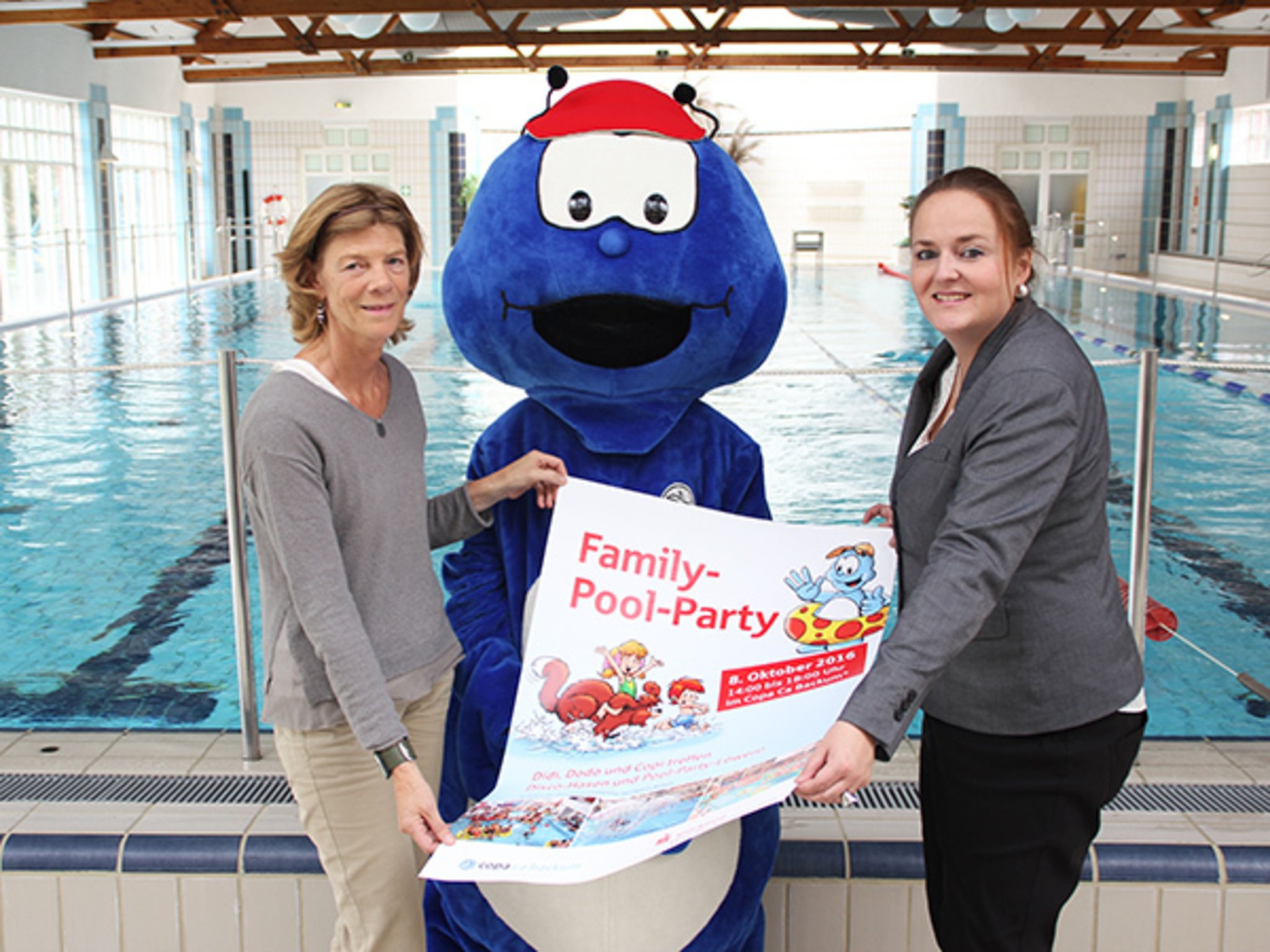 Family-Poolparty im Copa Ca Backum