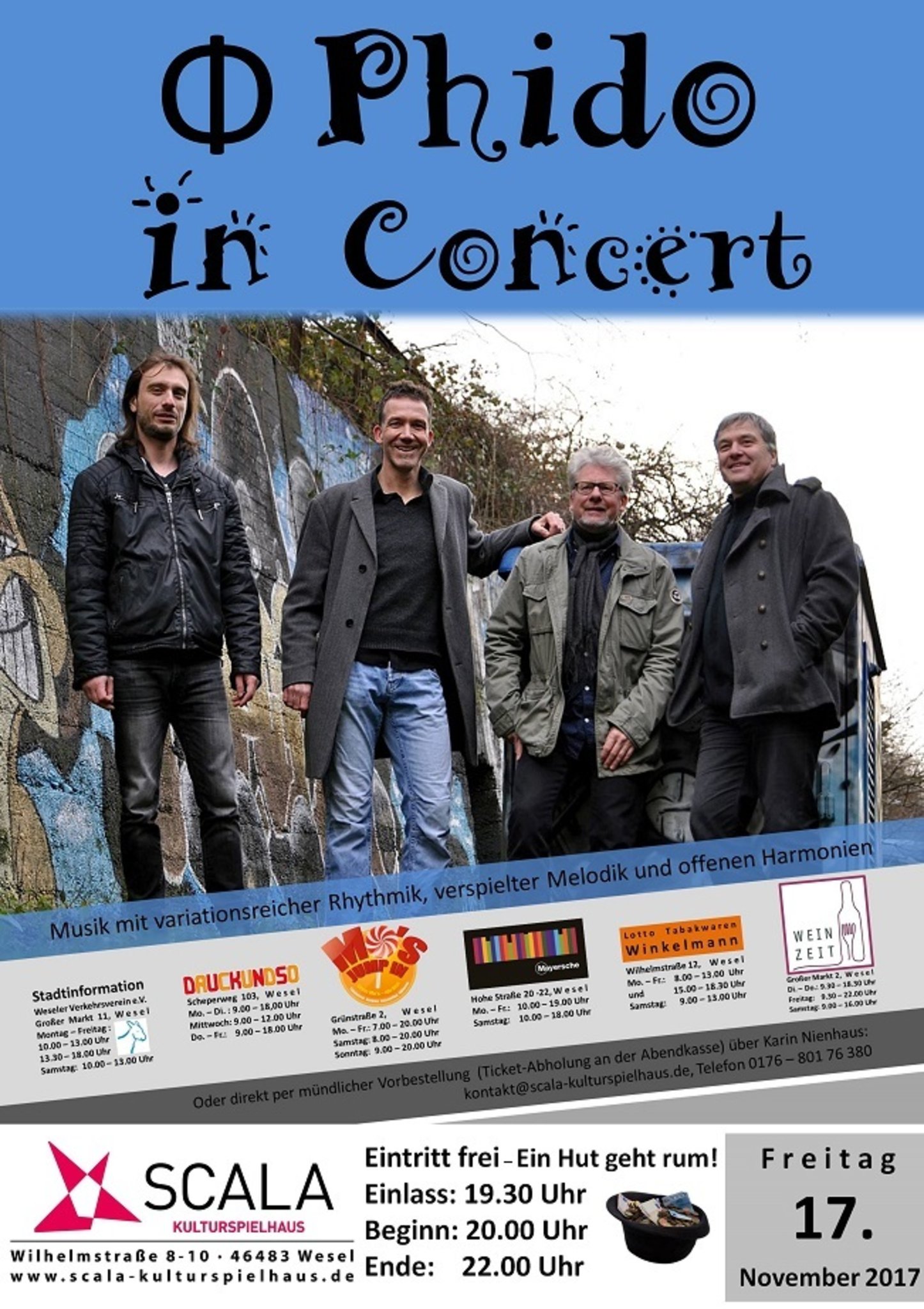 PHIDO - Konzert im SCALA Kulturspielhaus
