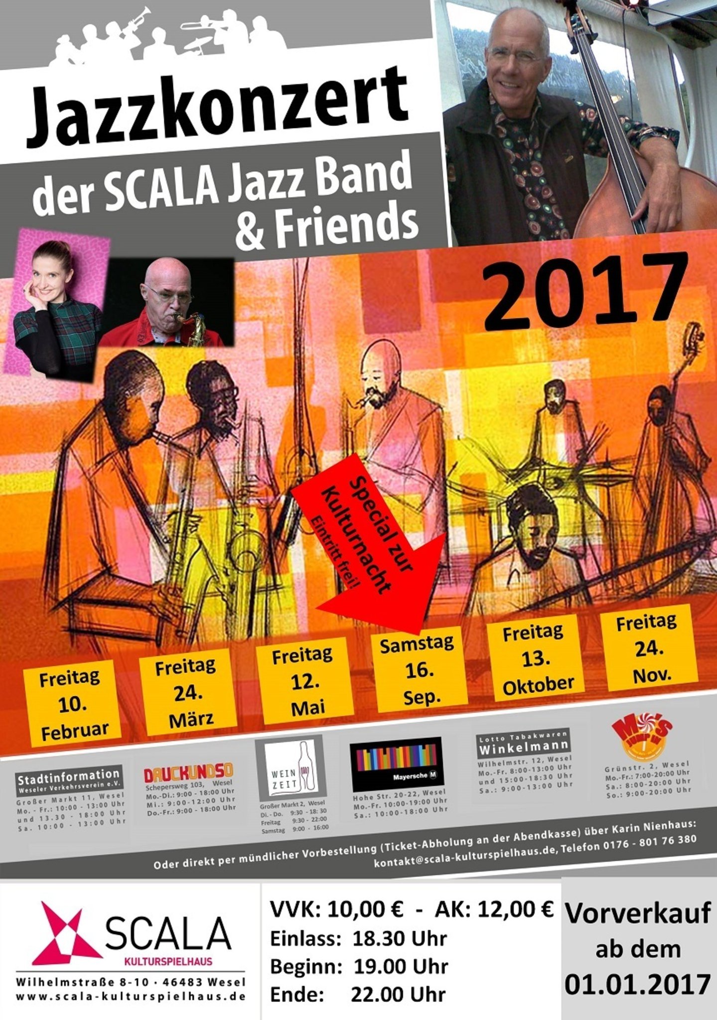 SCALA JAZZ BAND mit Daniela Rothenburg - Konzert