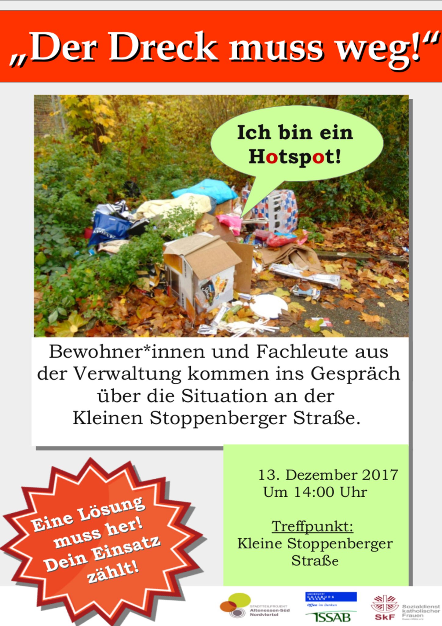 Ich bin ein Hotspot - Der Dreck muß weg