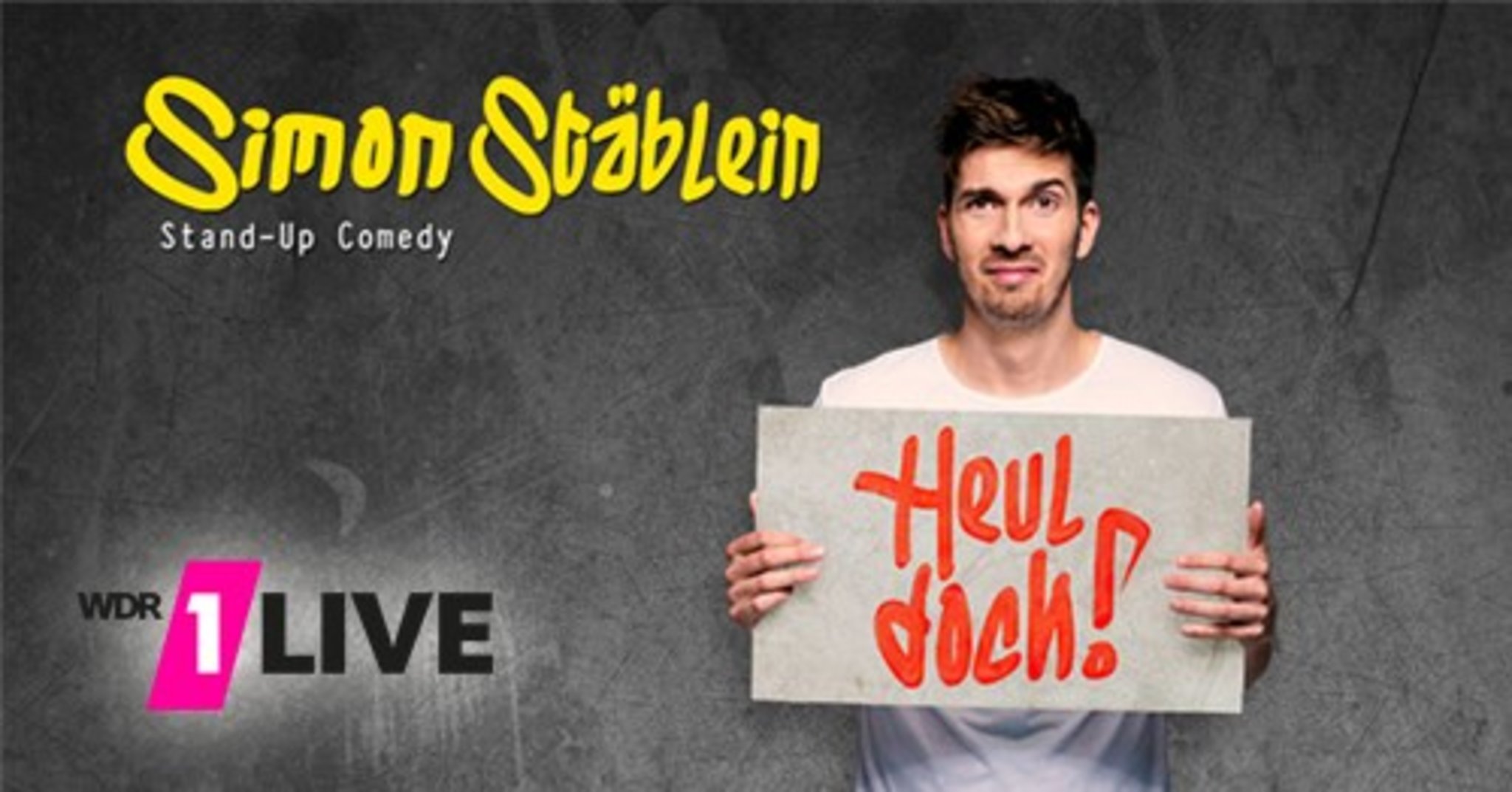 Wir präsentieren Stand-Up-Comedian und NightWash Moderator Simon ...