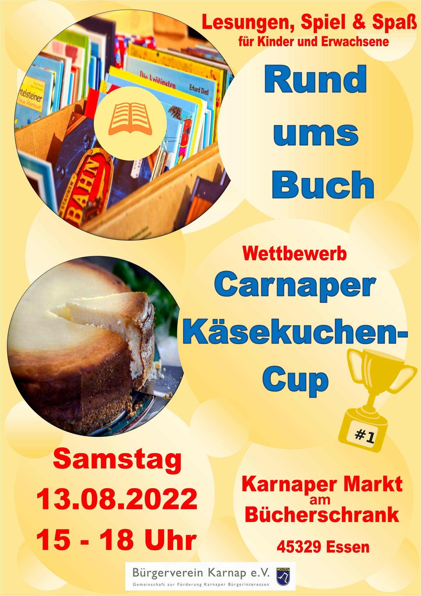Carnaper Käsekuchen-Cup - Rund ums Buch
