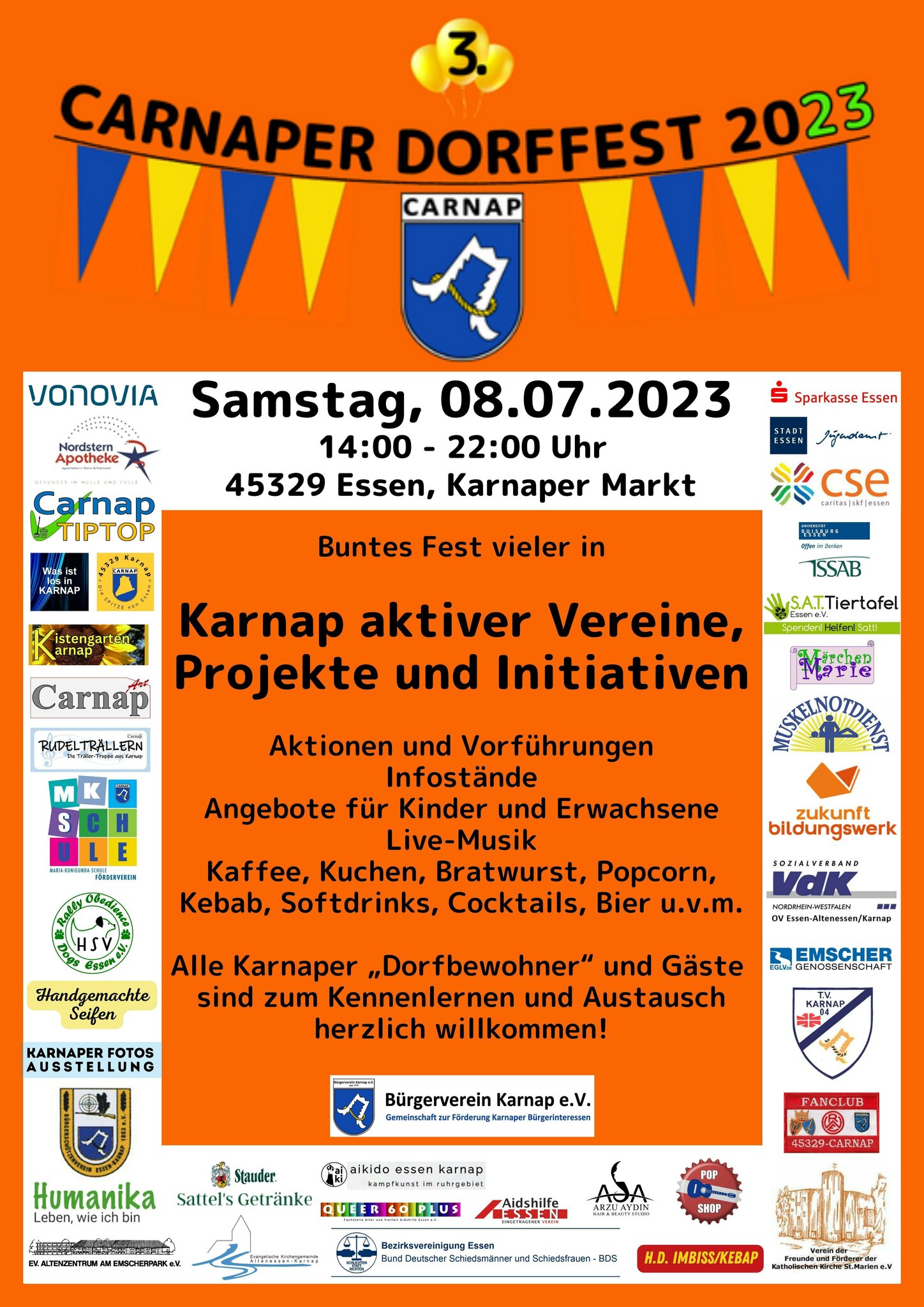 3. Carnaper Dorffest 2023 auf dem Karnaper Markt