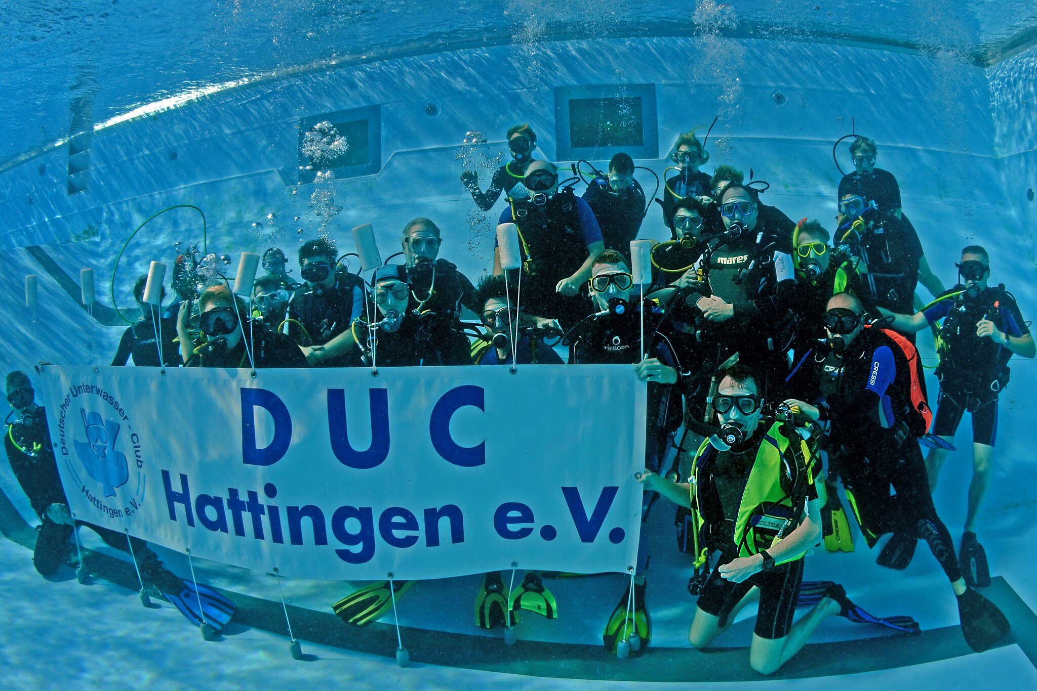 Tauchverein zeigt sein Können auf dem Sommerfest im Freibad Welper