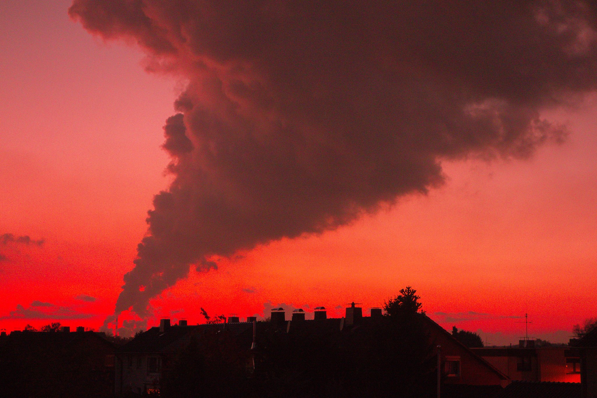 Rauchzeichen über Herten