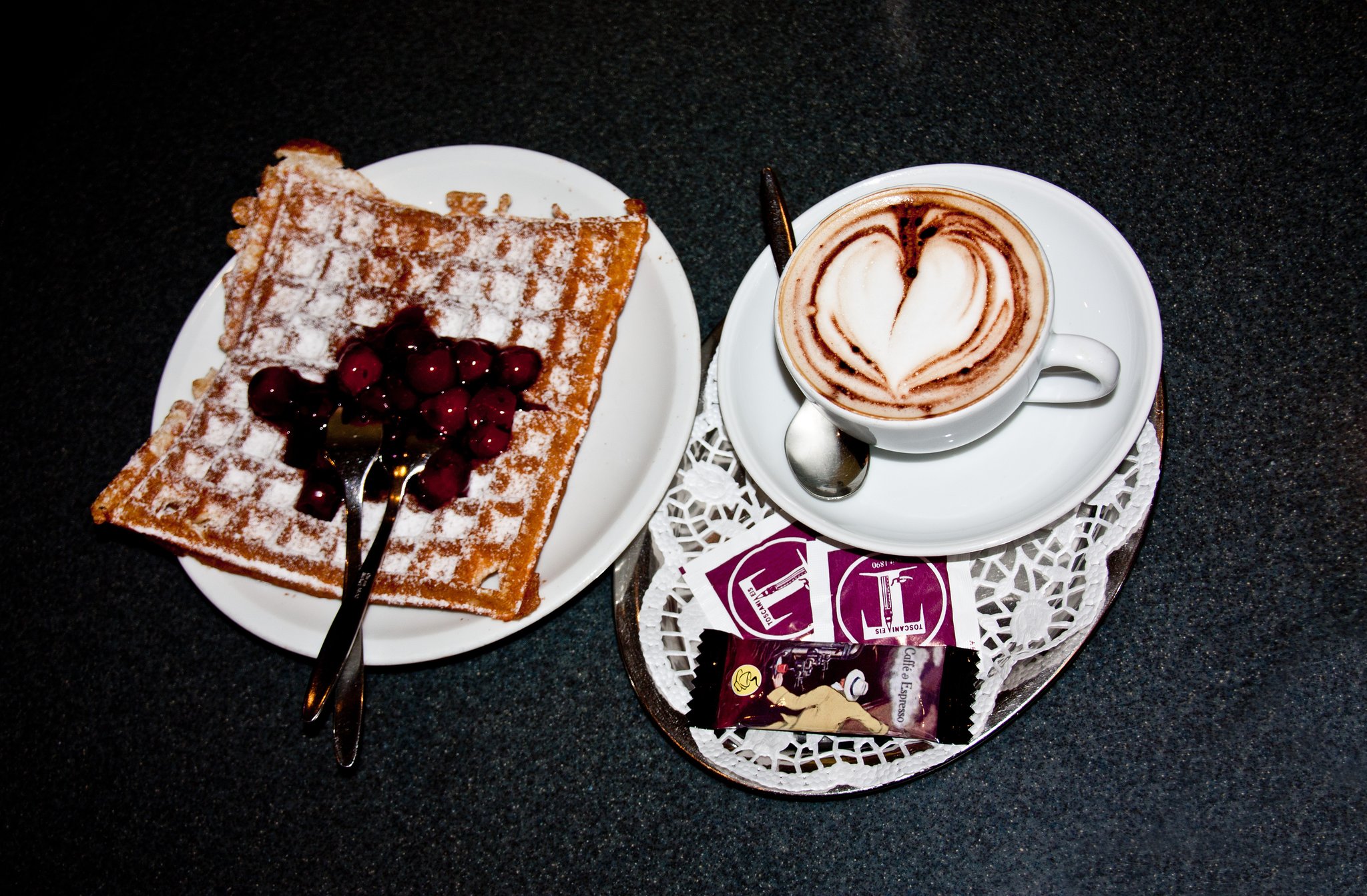 Wer Cappuccino mit Liebe zubereiten läßt , bekommt ihn auch, wetten