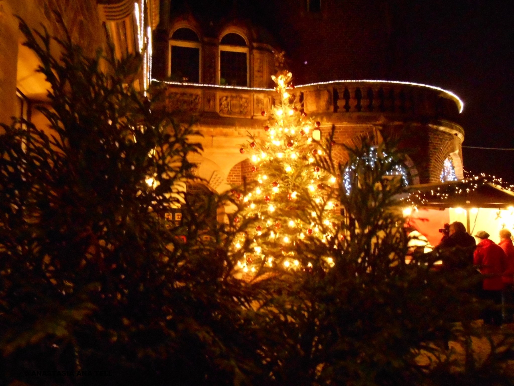 Wunderschone Schloss Wittringen Weihnachtsmarkt Ebenbild