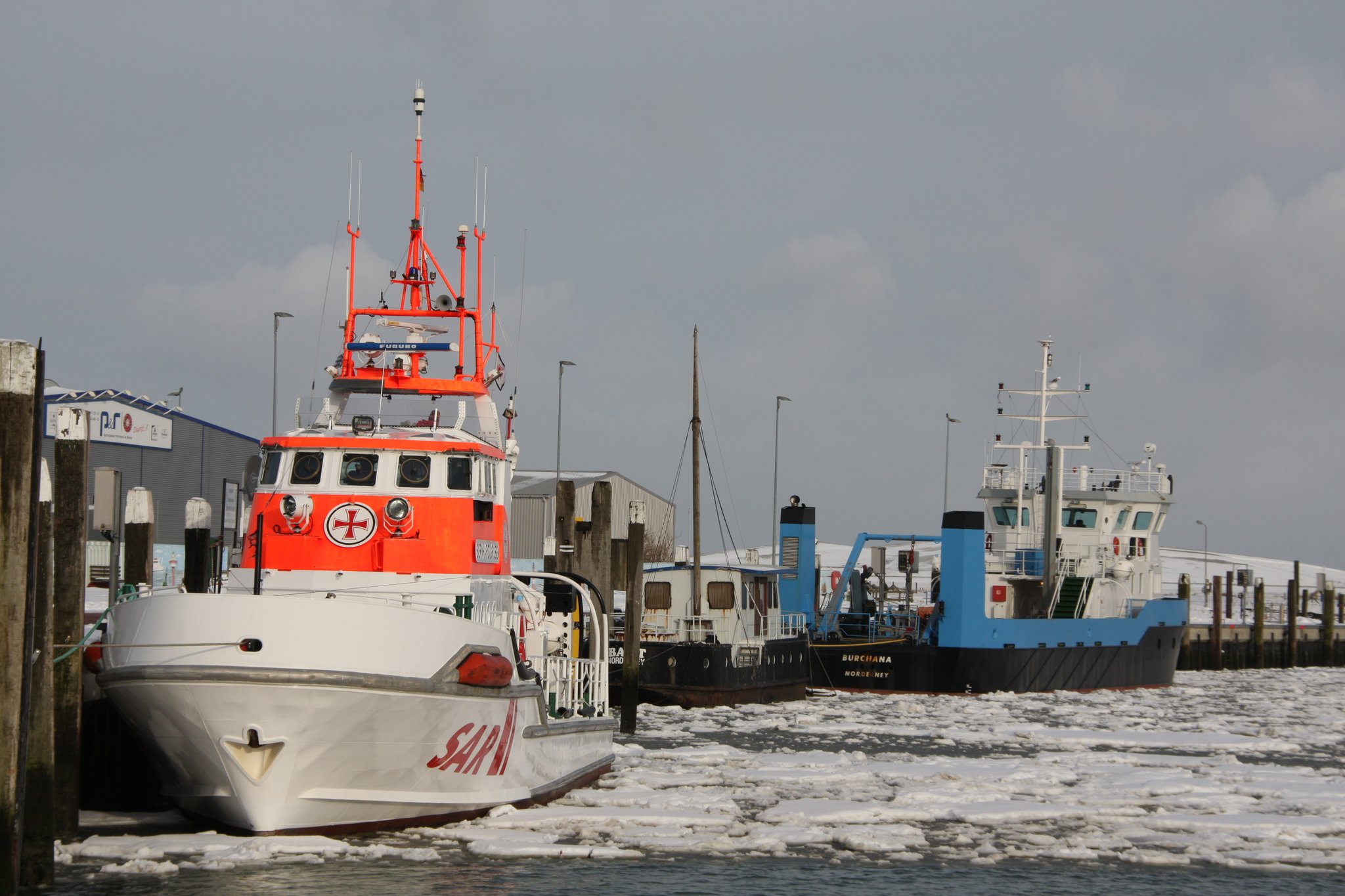 Seenotretter Bernhard Gruben im Eismeer