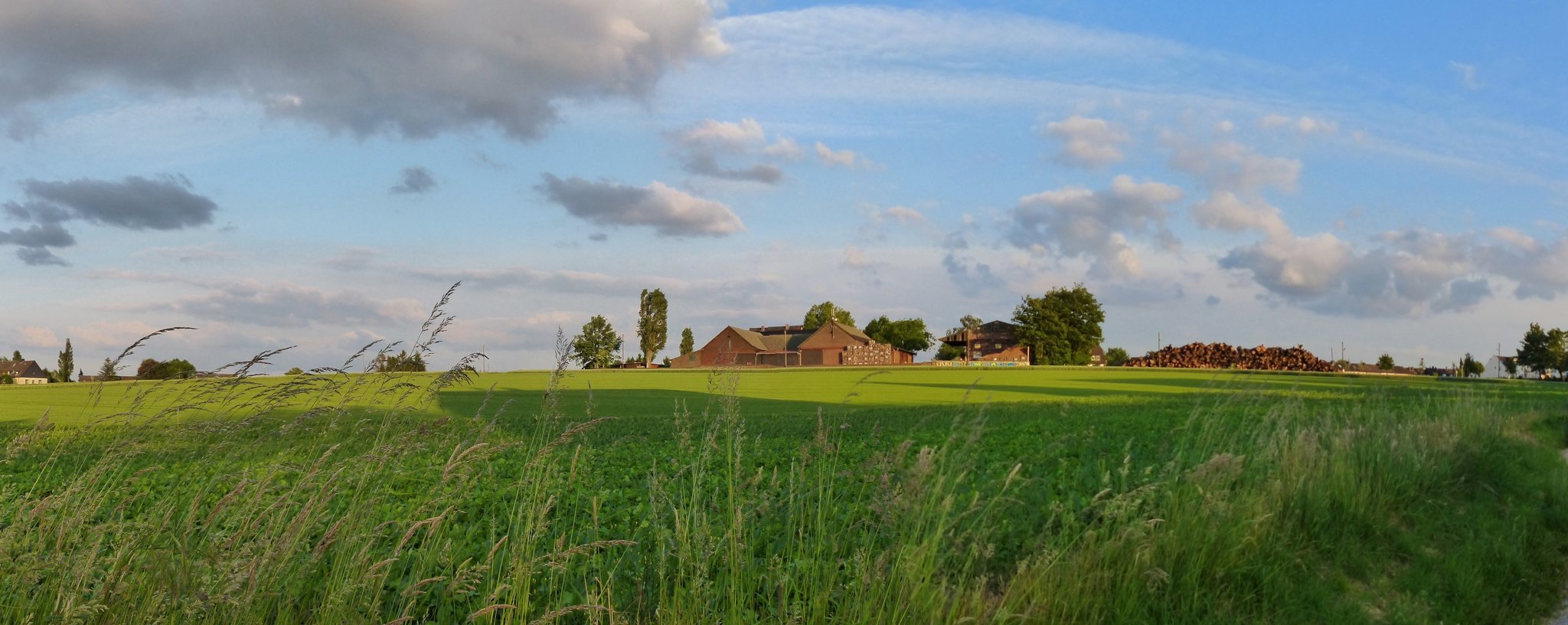 Panorama der ländlichen Seite Essen-Haarzopf/Fulerum