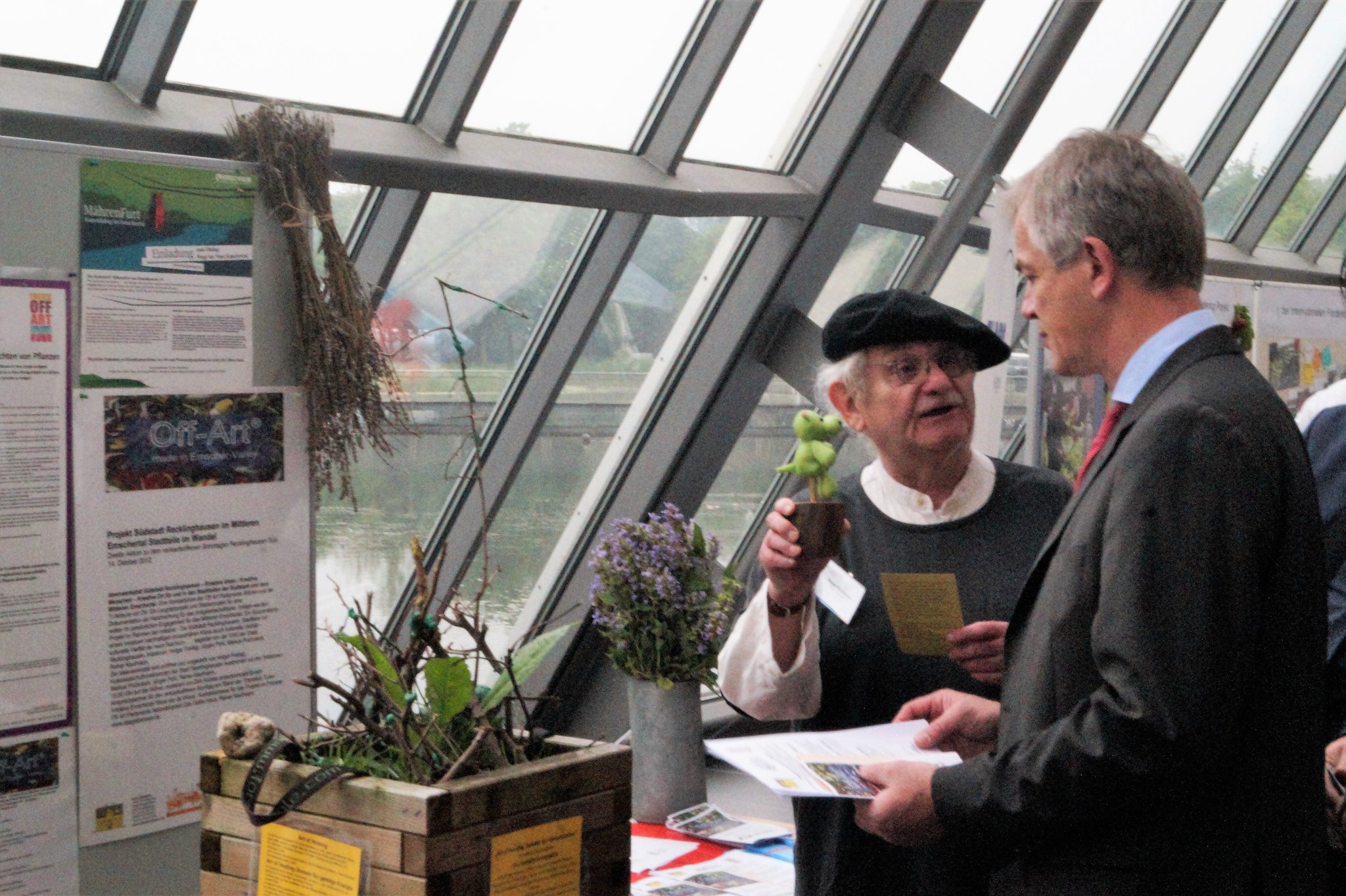 RE in GE mit NRW-Minister Johannes Remmel am 1. Juni