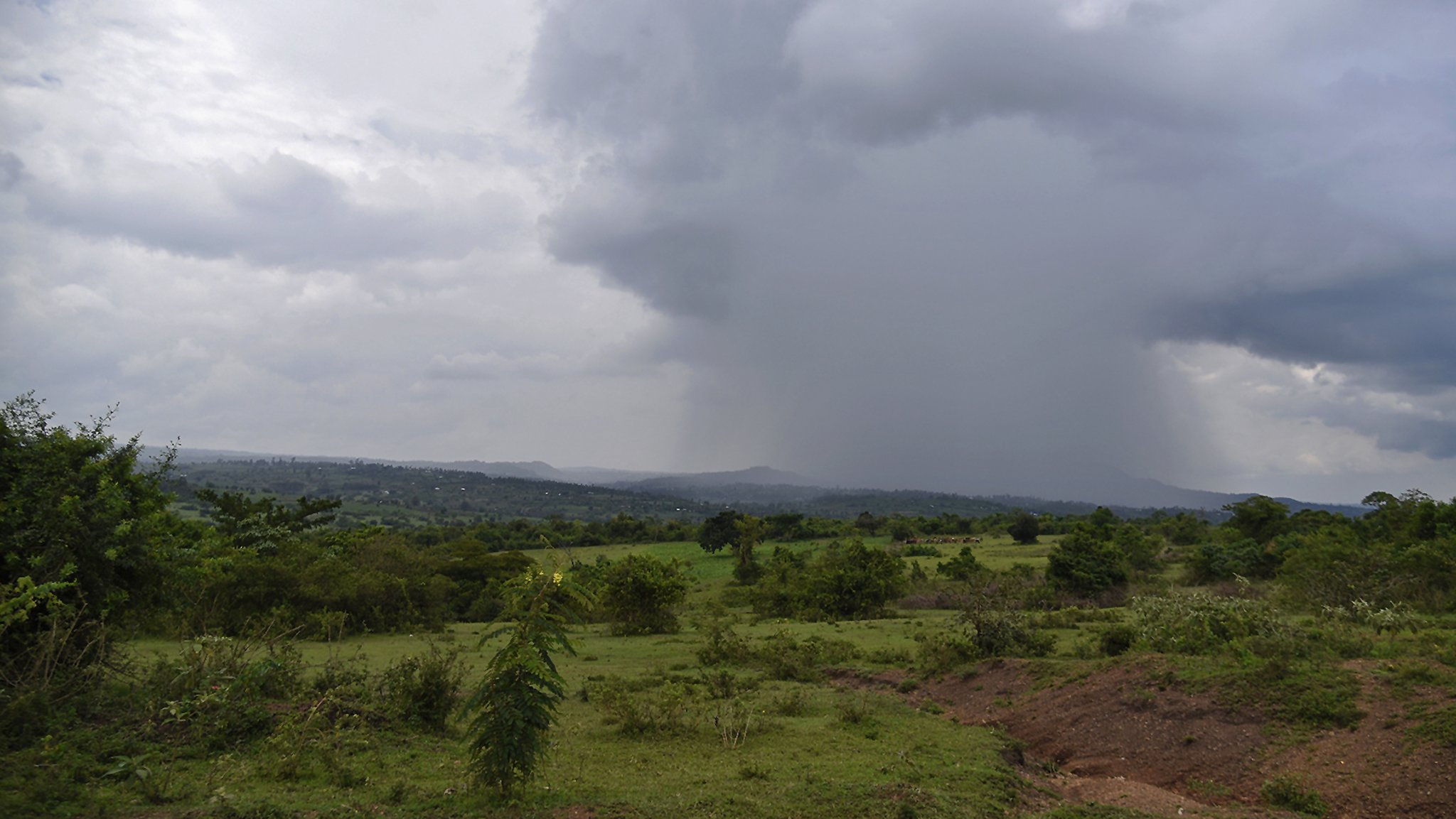 Unwetter im Luoland/Kenia