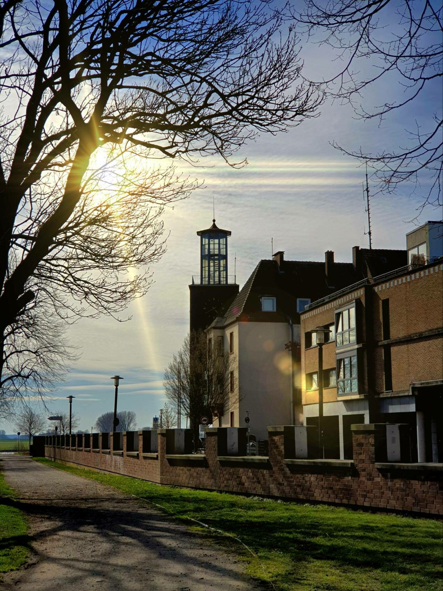 EMMERICH AM RHEIN HAT.....die kleinste Promenade die ich je gesehen ...