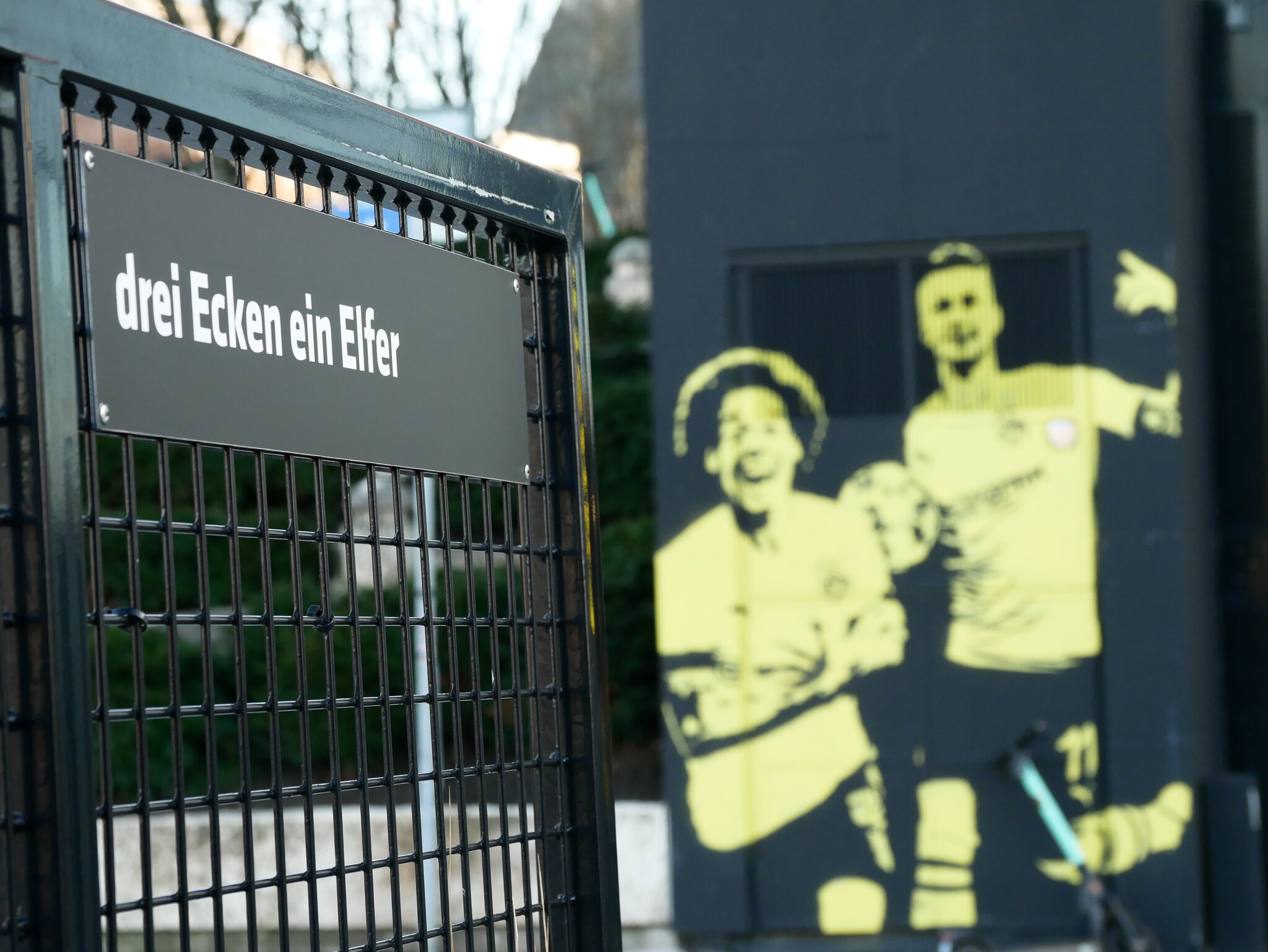 So war es früher: Drei Ecken ein Elfer