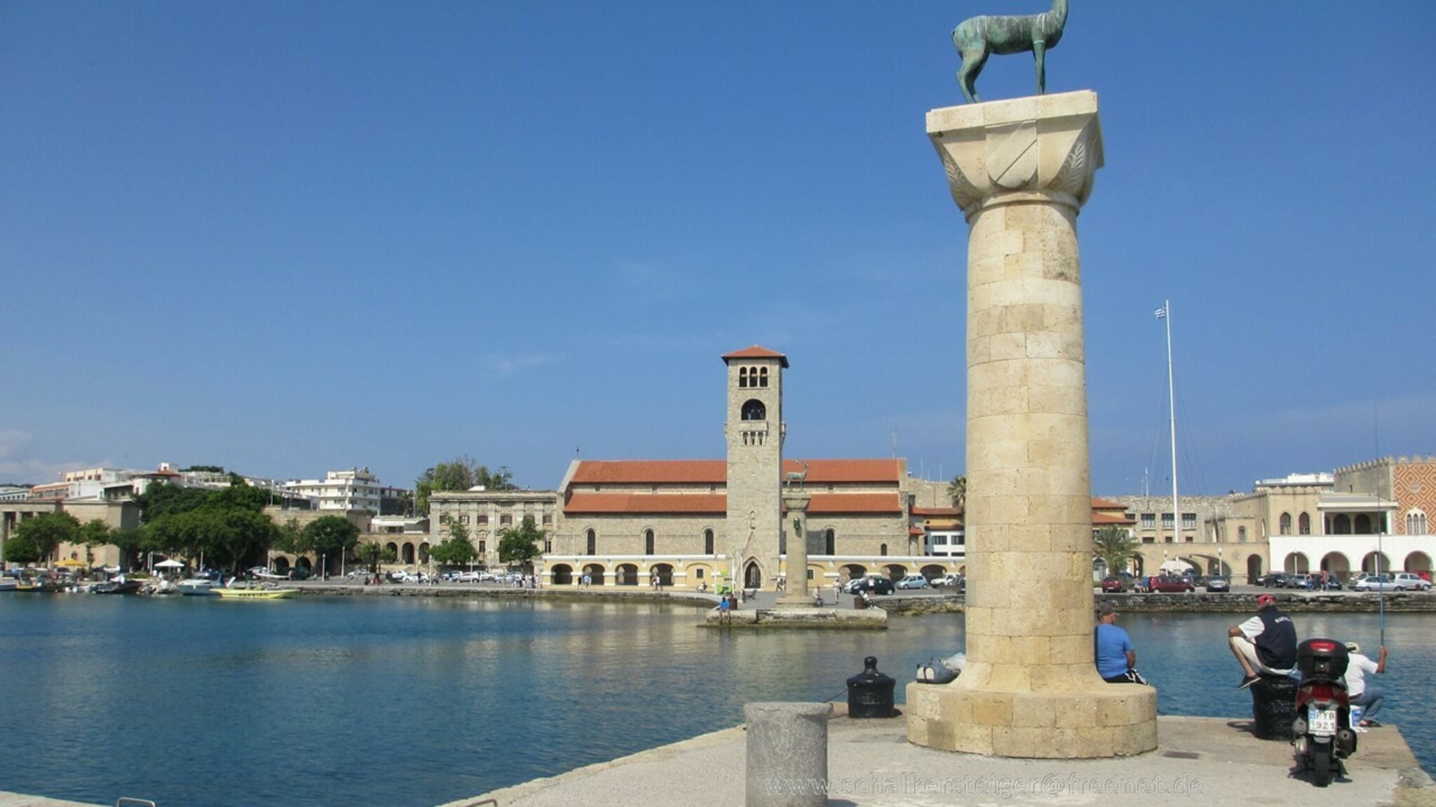 Rhodos - Einfahrt Mandraki Hafen