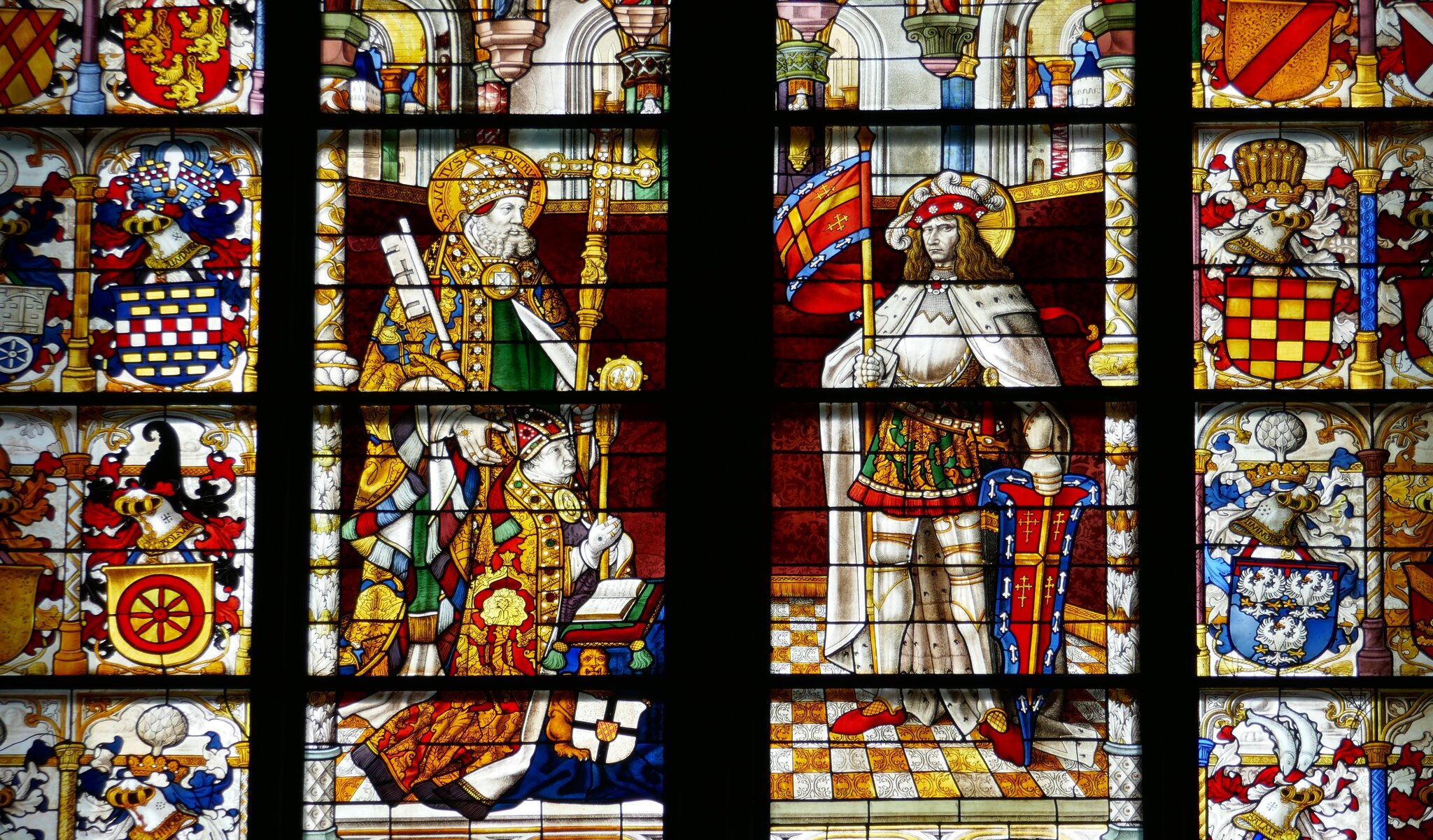 Petrus-Wurzel Jesse-Fenster im Kölner Dom