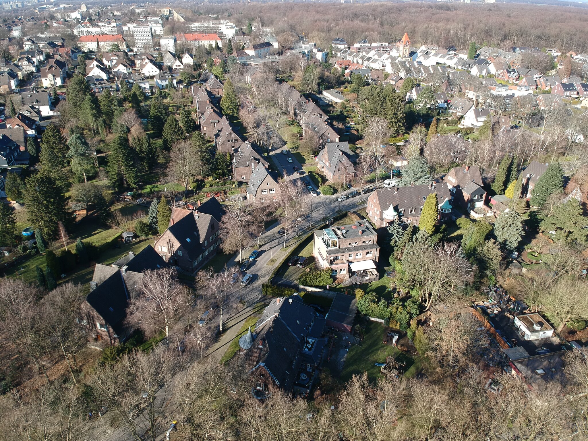 Gelsenkirchen-Buer - Hermann-Löns-Straße / Droste-Hülshoff-Straße und ehem. Vestia Gelände