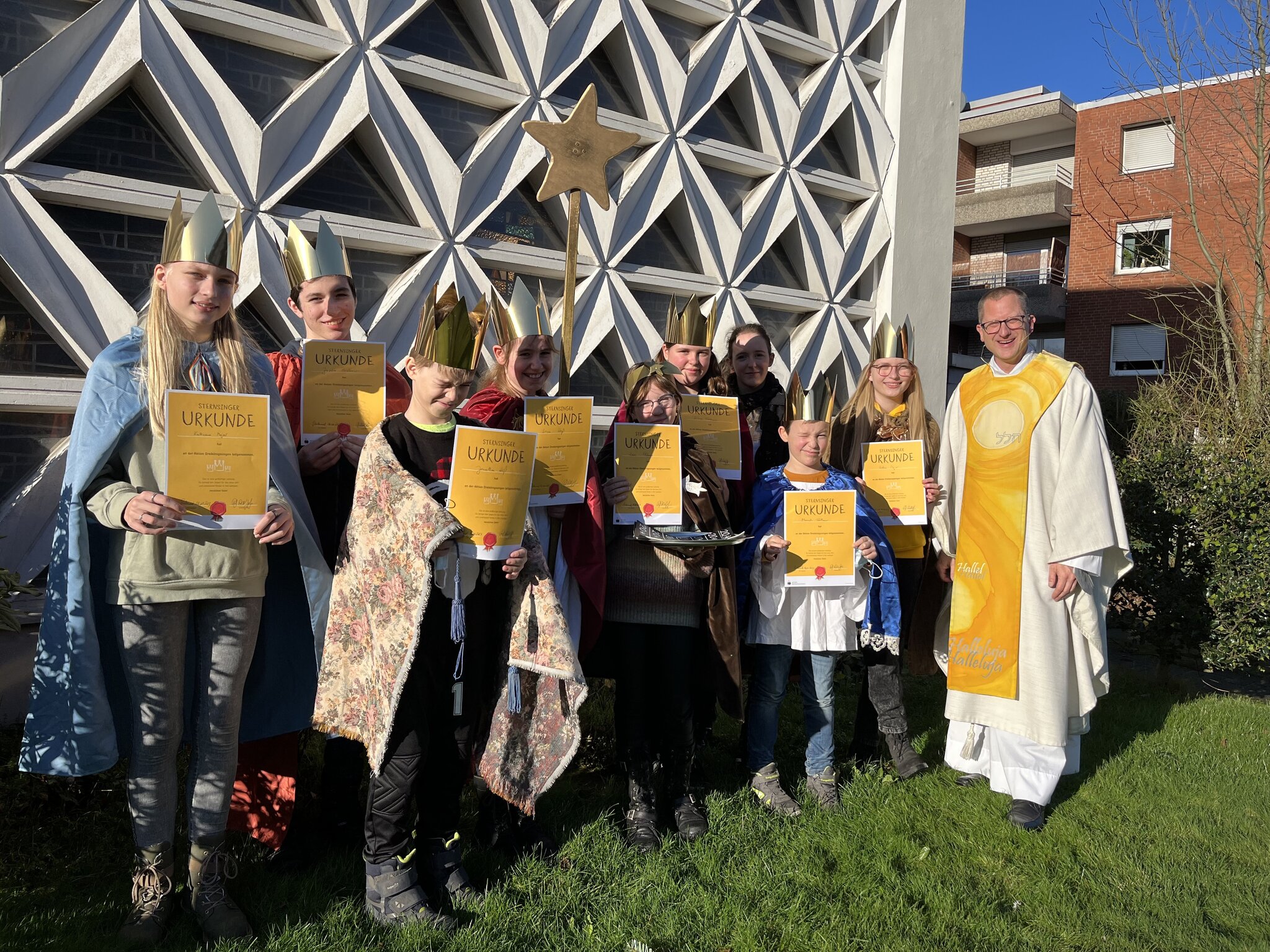 Sternsinger 2023 unterwegs