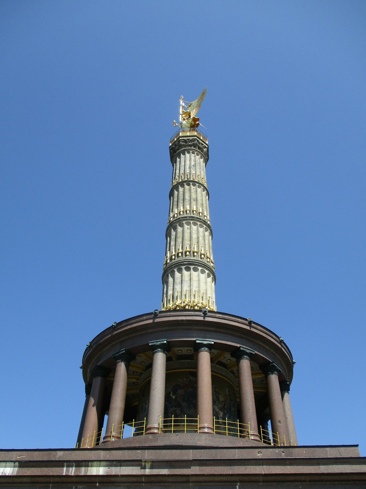 Berlin - Siegessäule ( Goldelse ) Eröffnet: 1837