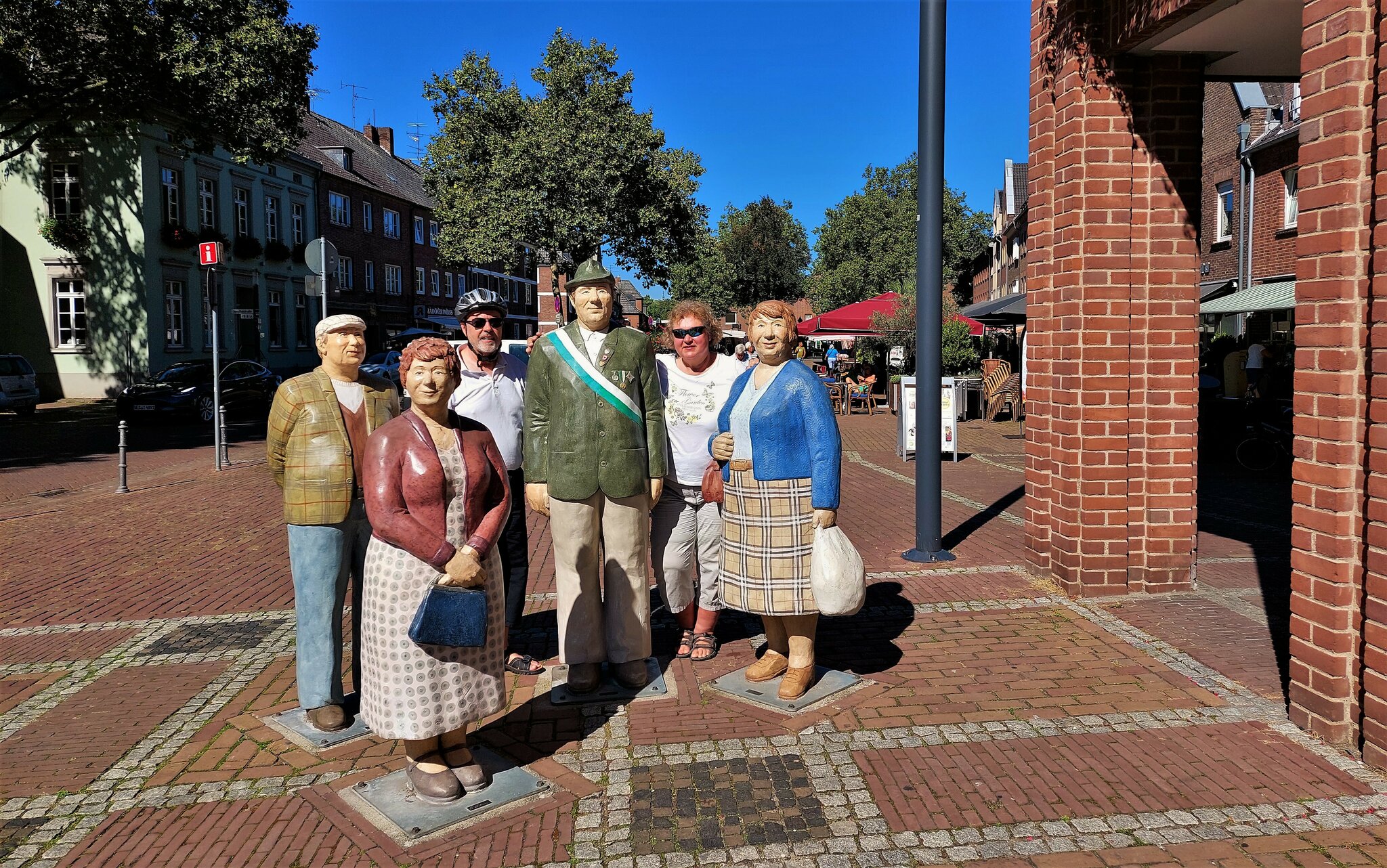Besuch aus Essen, Fietstour von Emmerich nach Rees