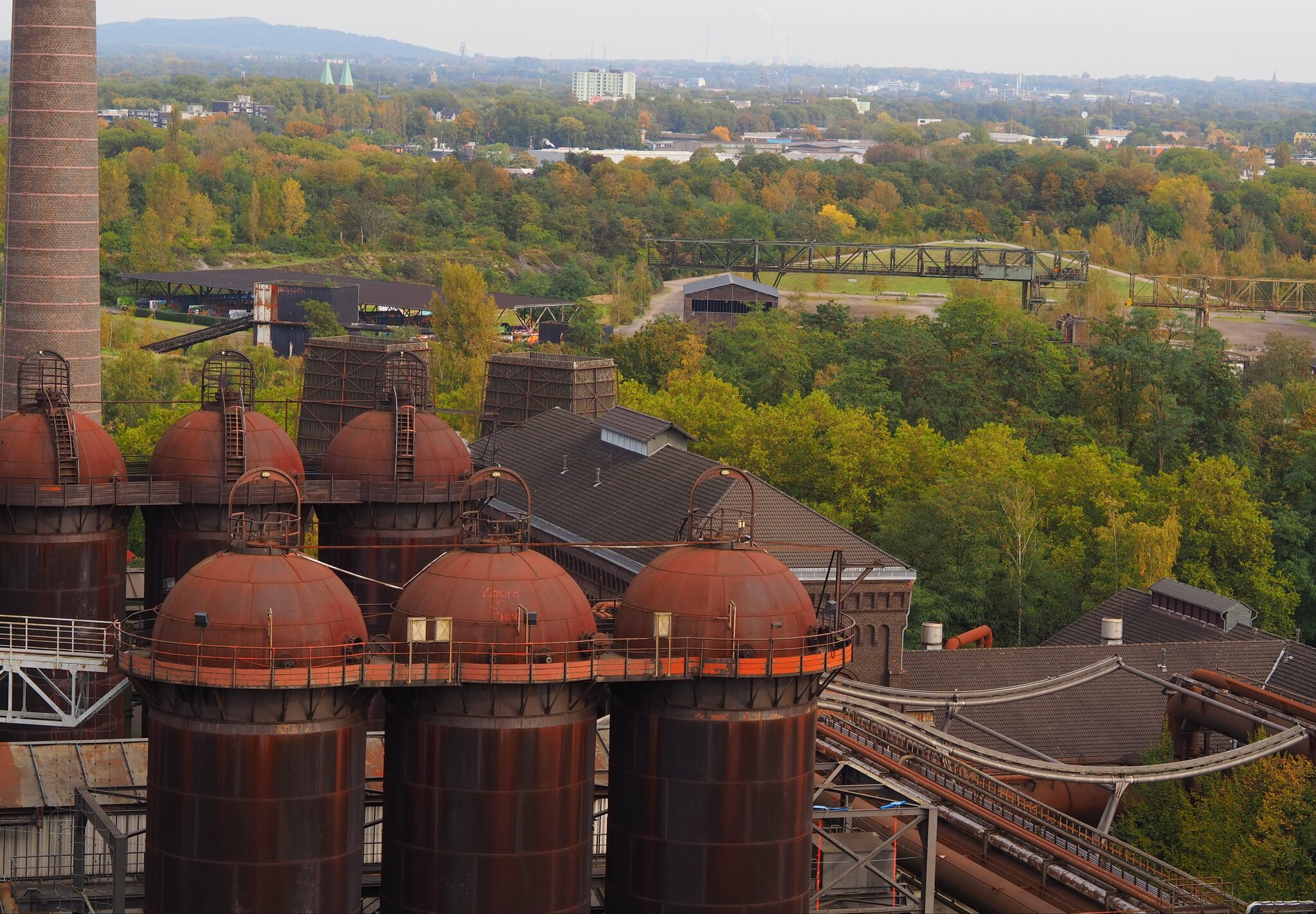 Perfekte Aussicht von hier oben
